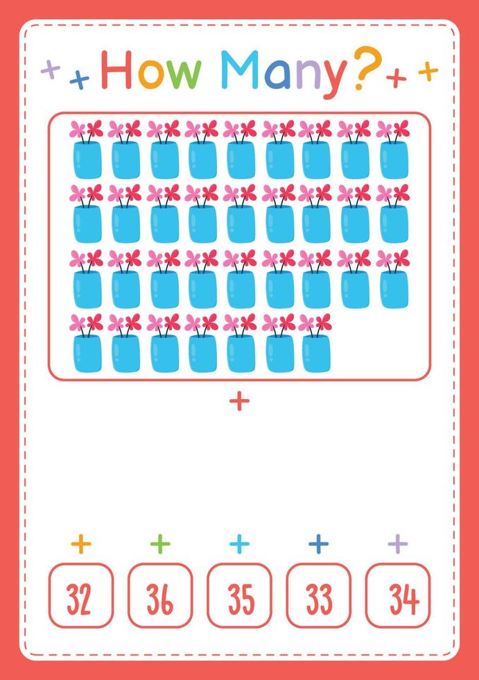 How many activity counting game for kids 6626949 Vector Art at Vecteezy