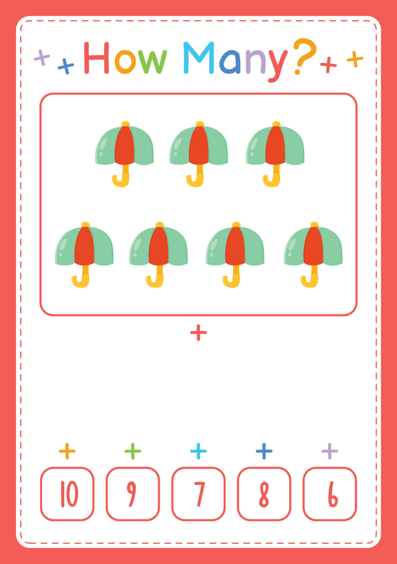 How many activity counting game for kids 6626992 Vector Art at Vecteezy