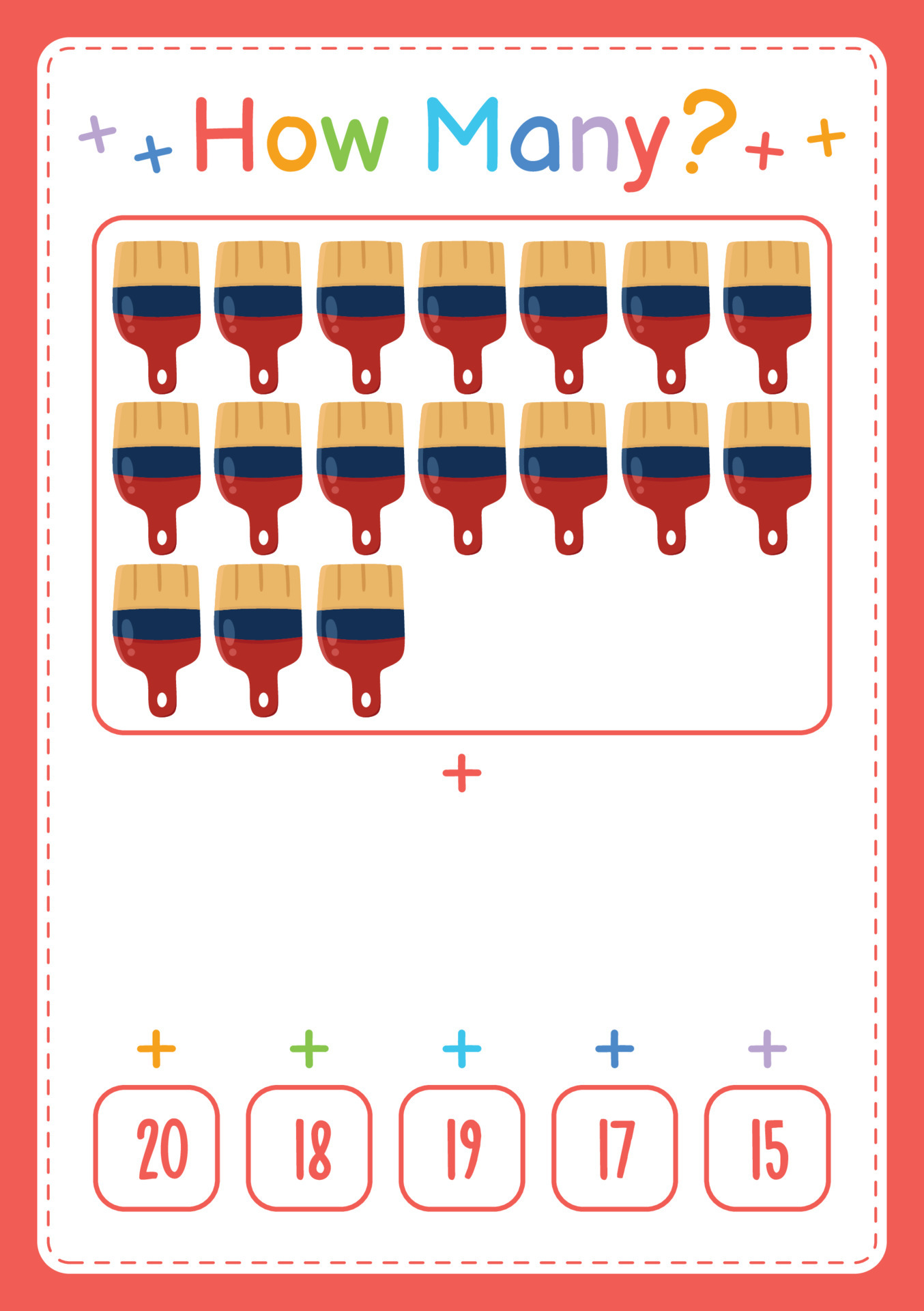 How many activity counting game for kids 6626993 Vector Art at Vecteezy