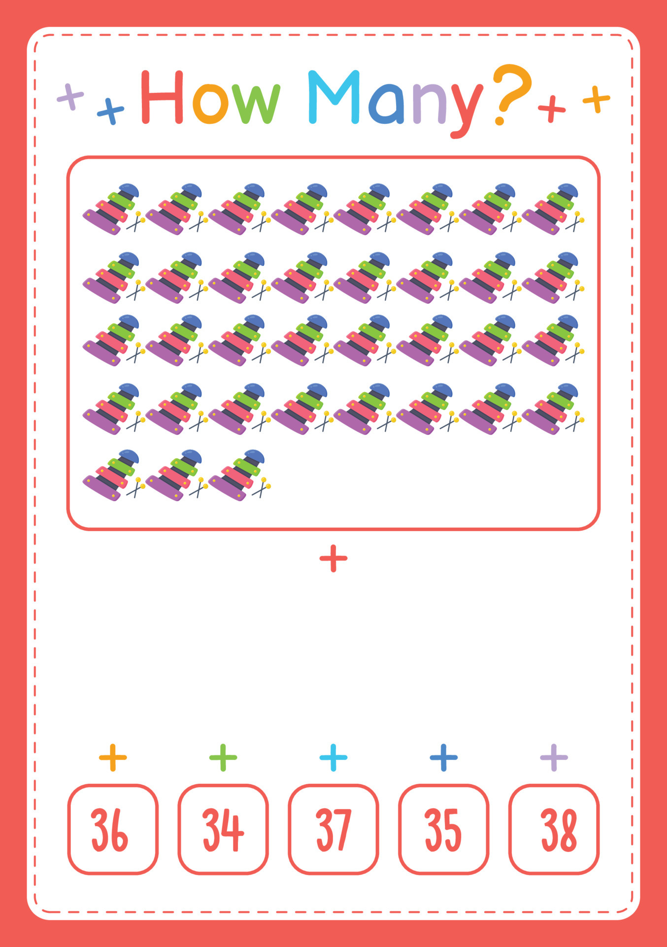 How many activity counting game for kids 6626997 Vector Art at Vecteezy