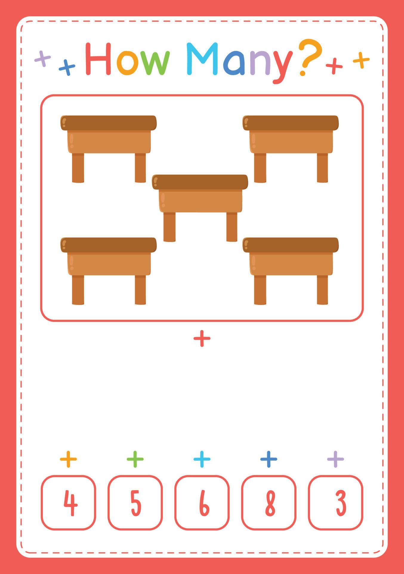 How many activity counting game for kids 6628842 Vector Art at Vecteezy