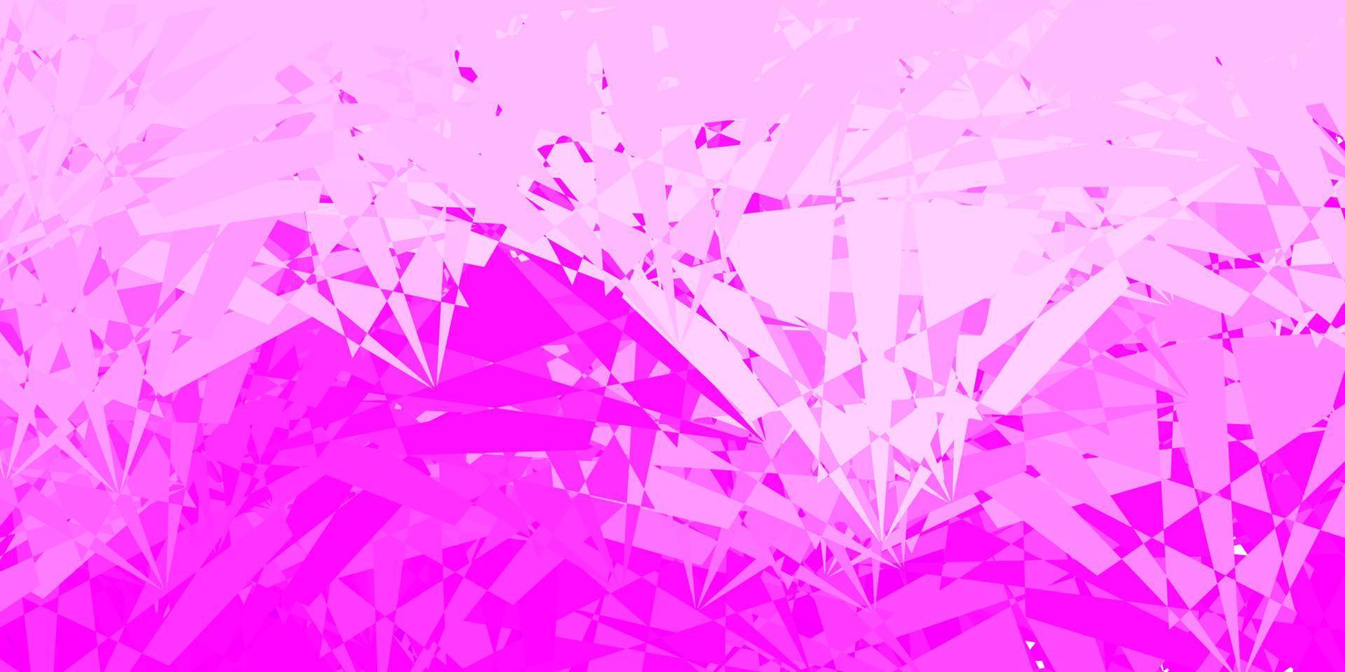 Light Purple vector pattern with polygonal shapes. 6630356 Vector Art ...