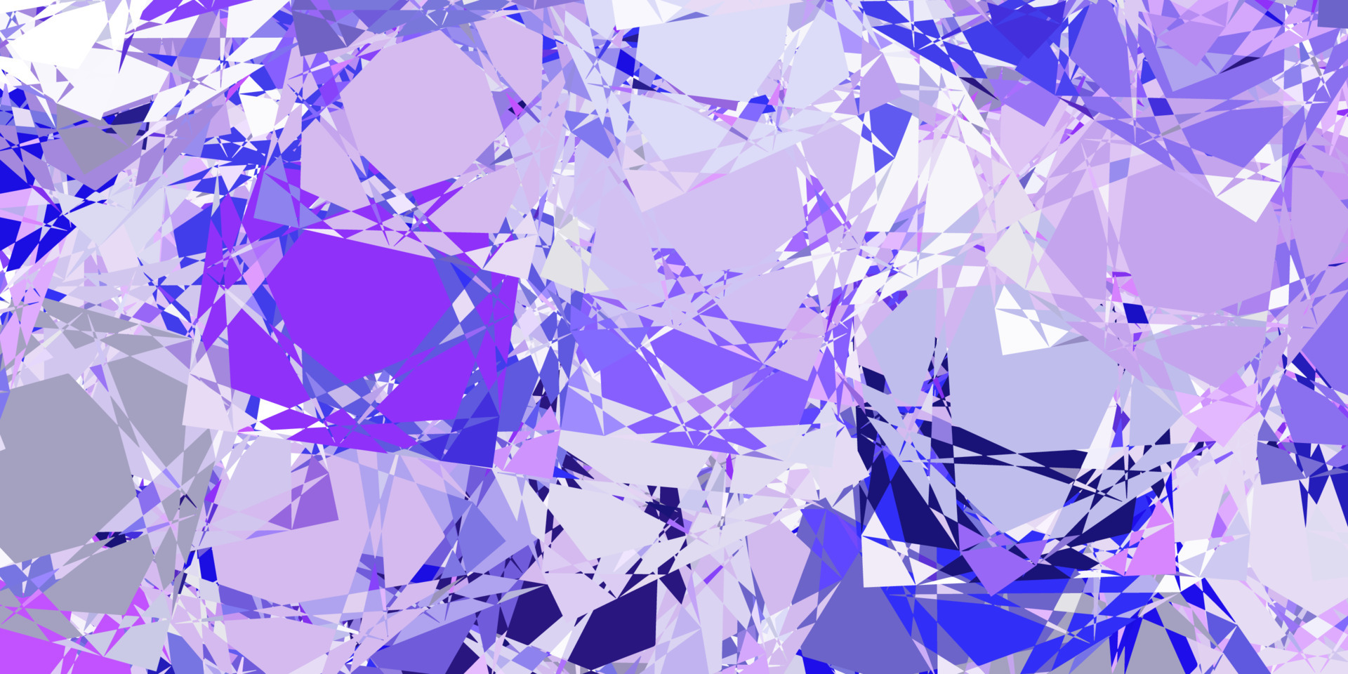 Light Purple vector pattern with polygonal shapes. 6630375 Vector Art ...