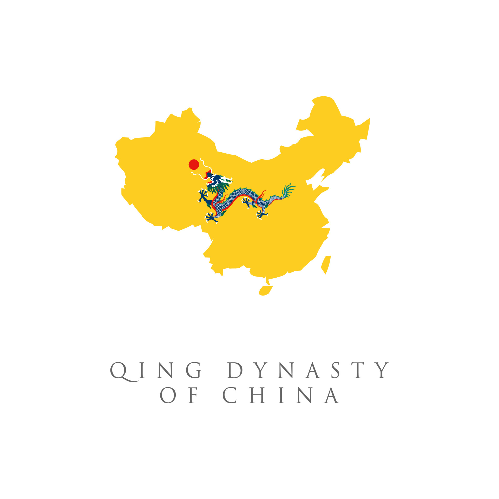 Historical Flag Of Empire Of China Qing Dynasty Flag Map Isolated On historical-flag-of-empire-of-china-qing-dynasty-flag-map-isolated-on