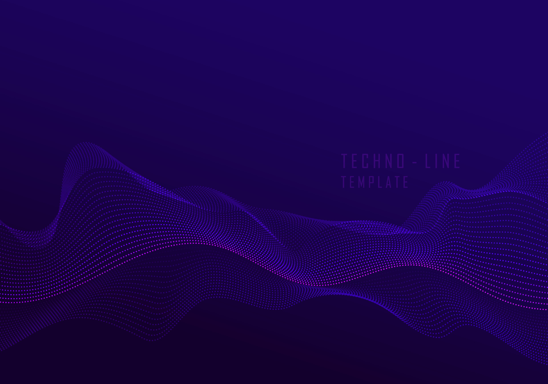 Abstract Technology Design Of Dot Particles Wavy Style Background Well Organized Object For Use