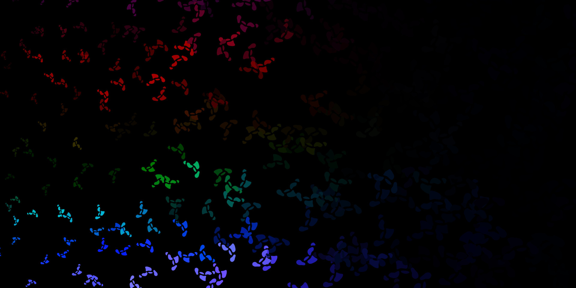 Dark Multicolor Vector Pattern With Abstract Shapes 6641331 Vector Art At Vecteezy