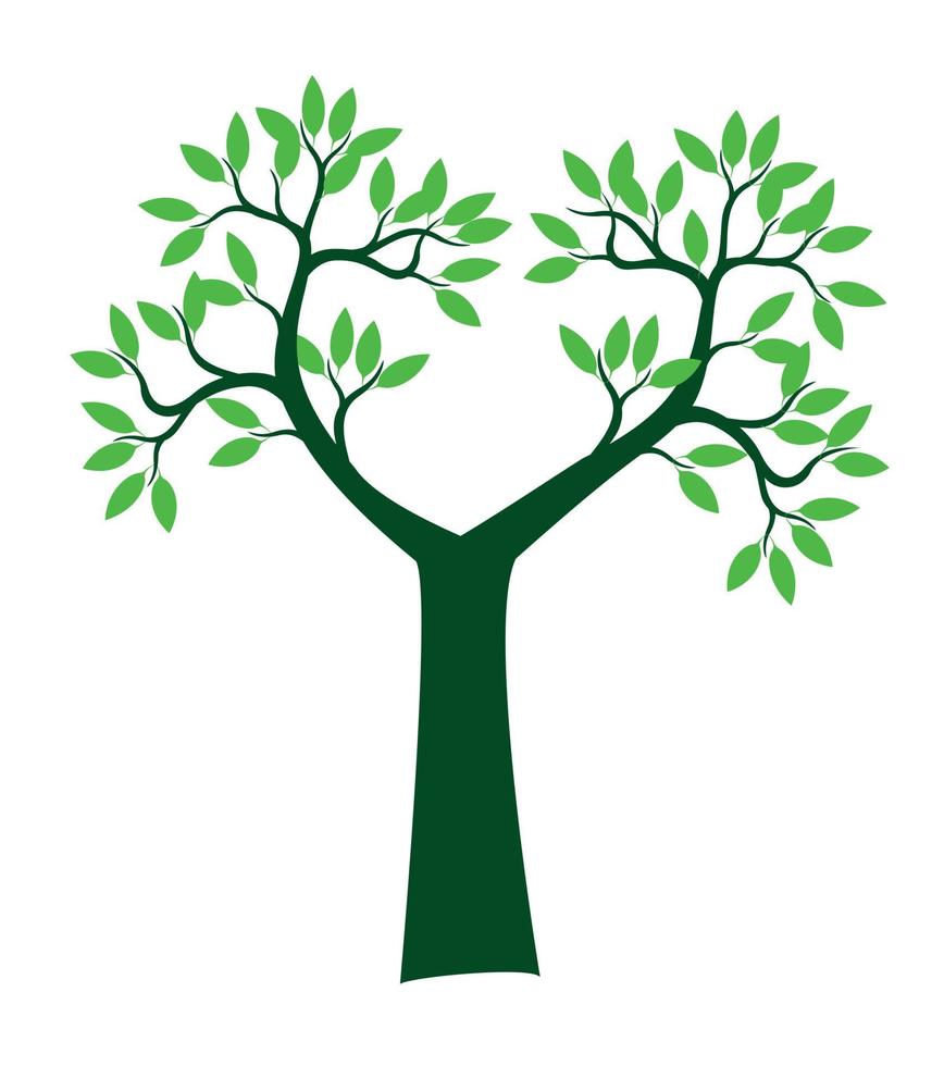 Green Tree. Vector Illustration. 6646260 Vector Art at Vecteezy