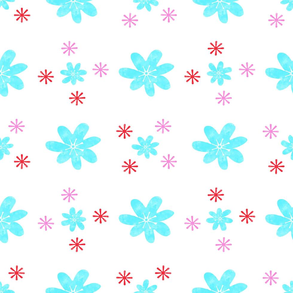 Colorful Floral Seamless Background Pattern 6654953 Stock Photo at Vecteezy