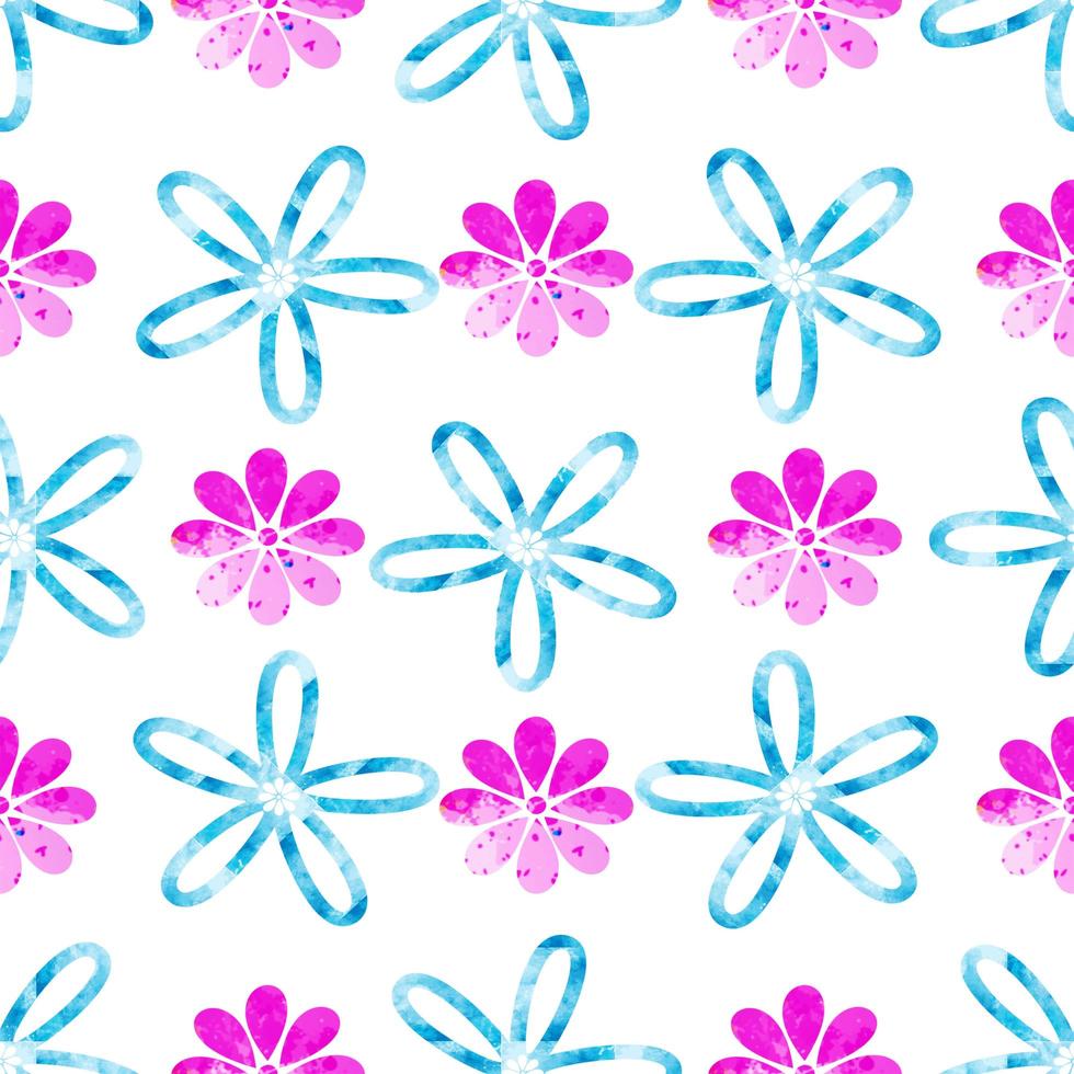 Colorful Floral Seamless Background Pattern 6654955 Stock Photo at Vecteezy