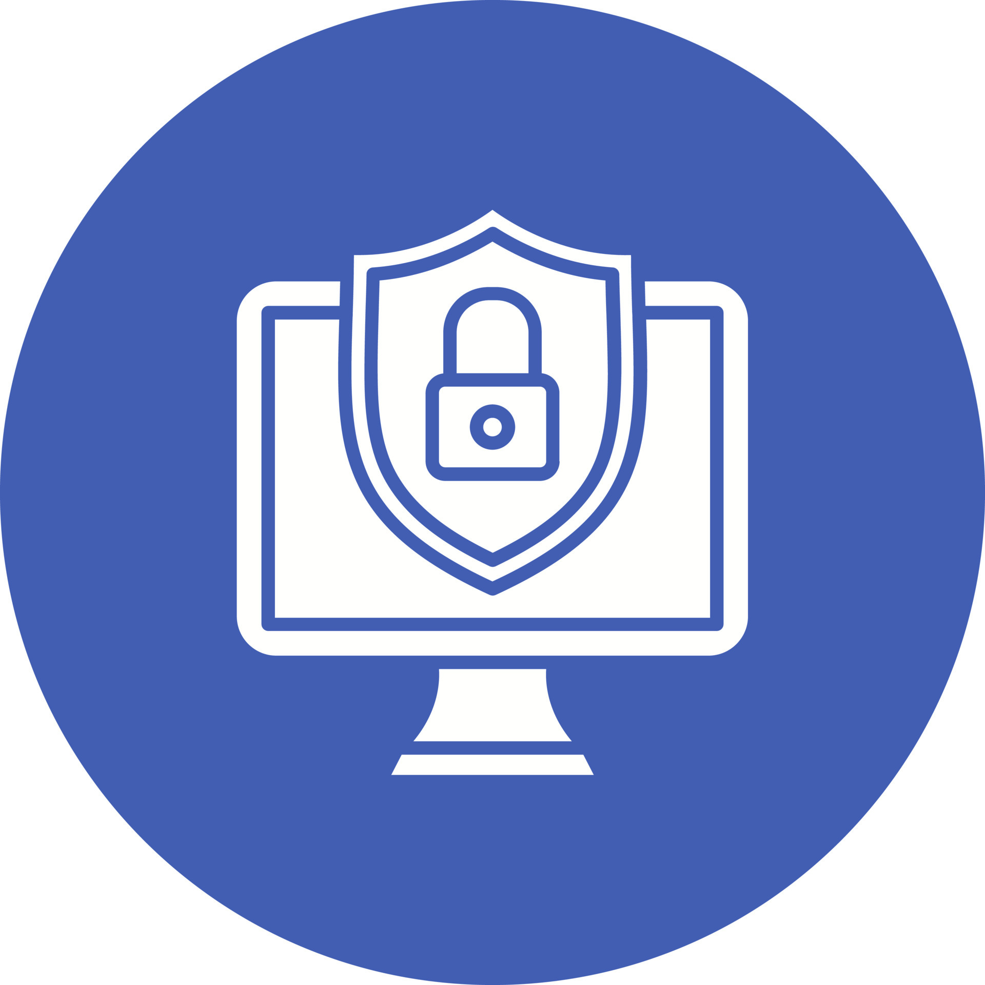 Computer Security Glyph Icon 6661726 Vector Art at Vecteezy