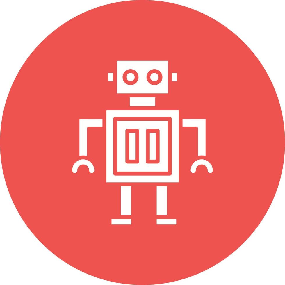 Robot Glyph Icon 6661883 Vector Art at Vecteezy