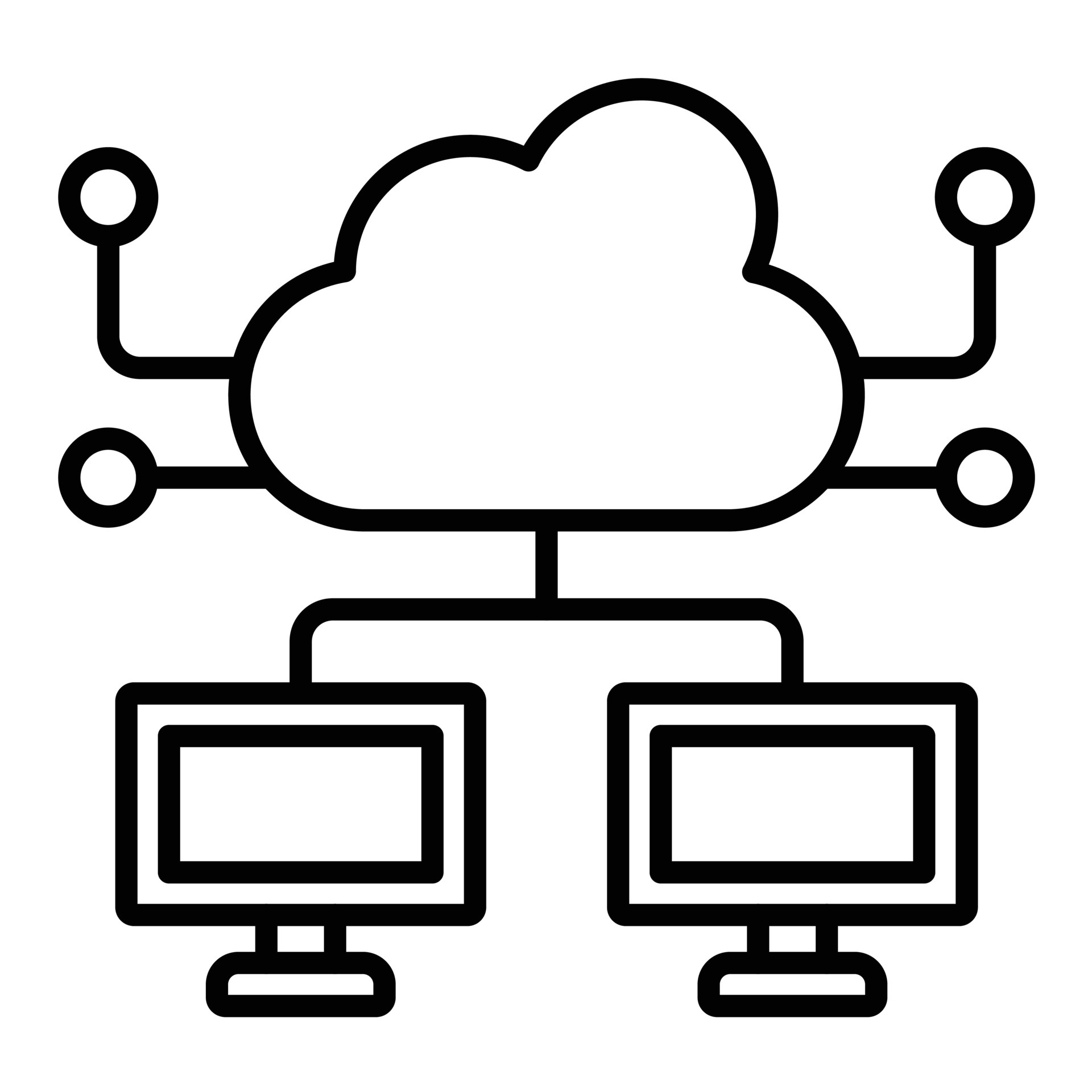Cloud Computing Line Icon 6670282 Vector Art at Vecteezy