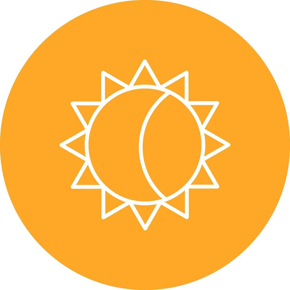 Solar Eclipse Line Icon 6673068 Vector Art at Vecteezy