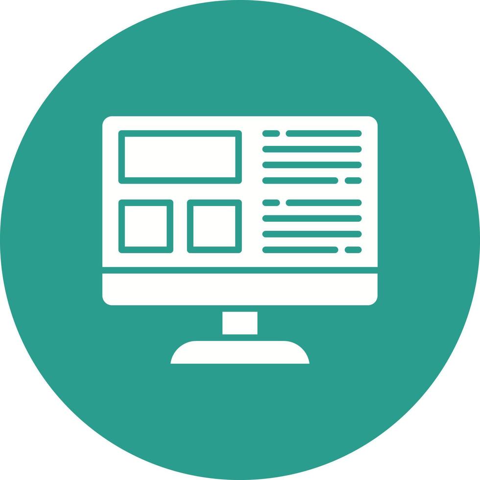 Web Layout Glyph Circle Background Icon 6673618 Vector Art at Vecteezy