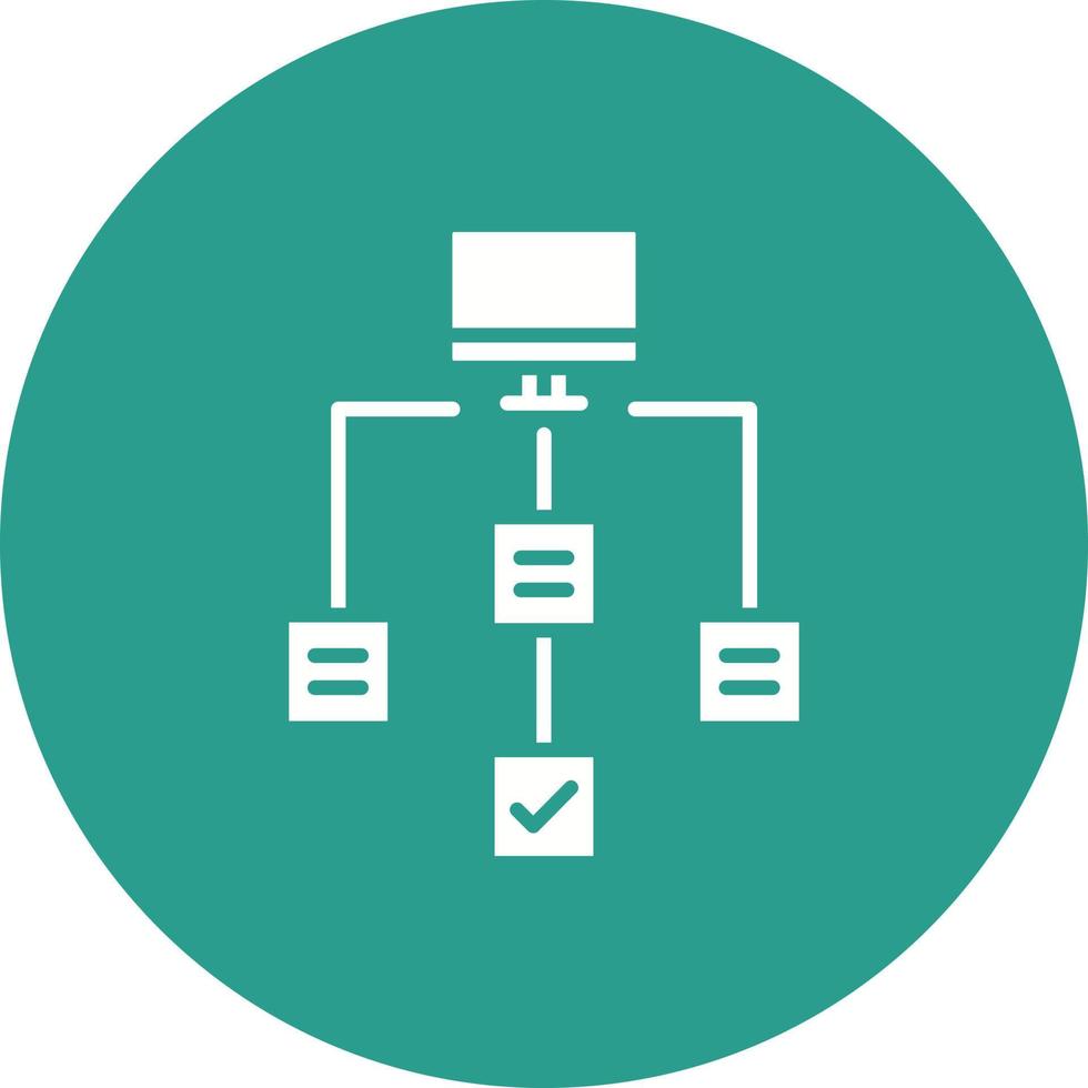 Workflow Glyph Circle Background Icon 6673961 Vector Art at Vecteezy