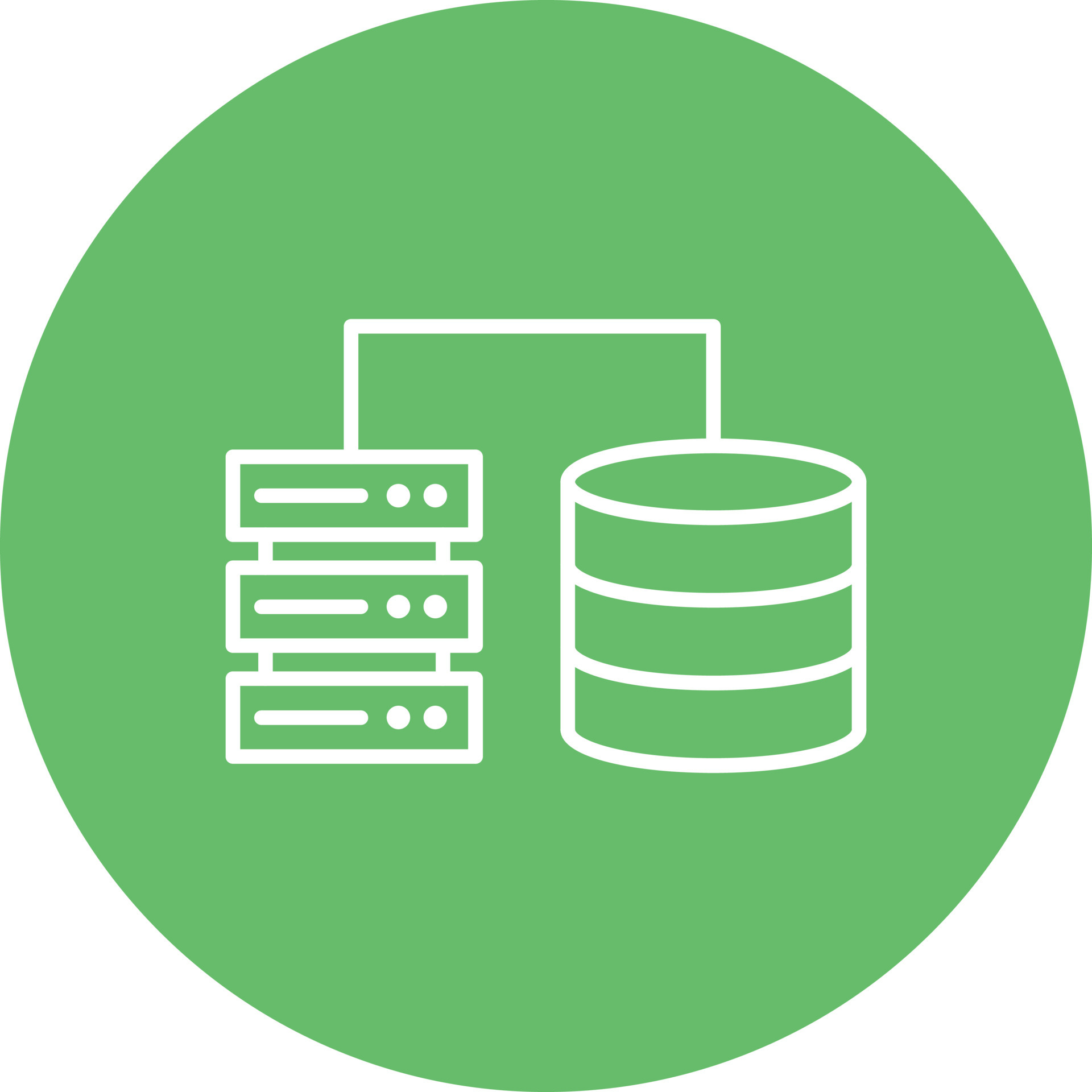 Database Line Circle Background Icon 6674954 Vector Art at Vecteezy