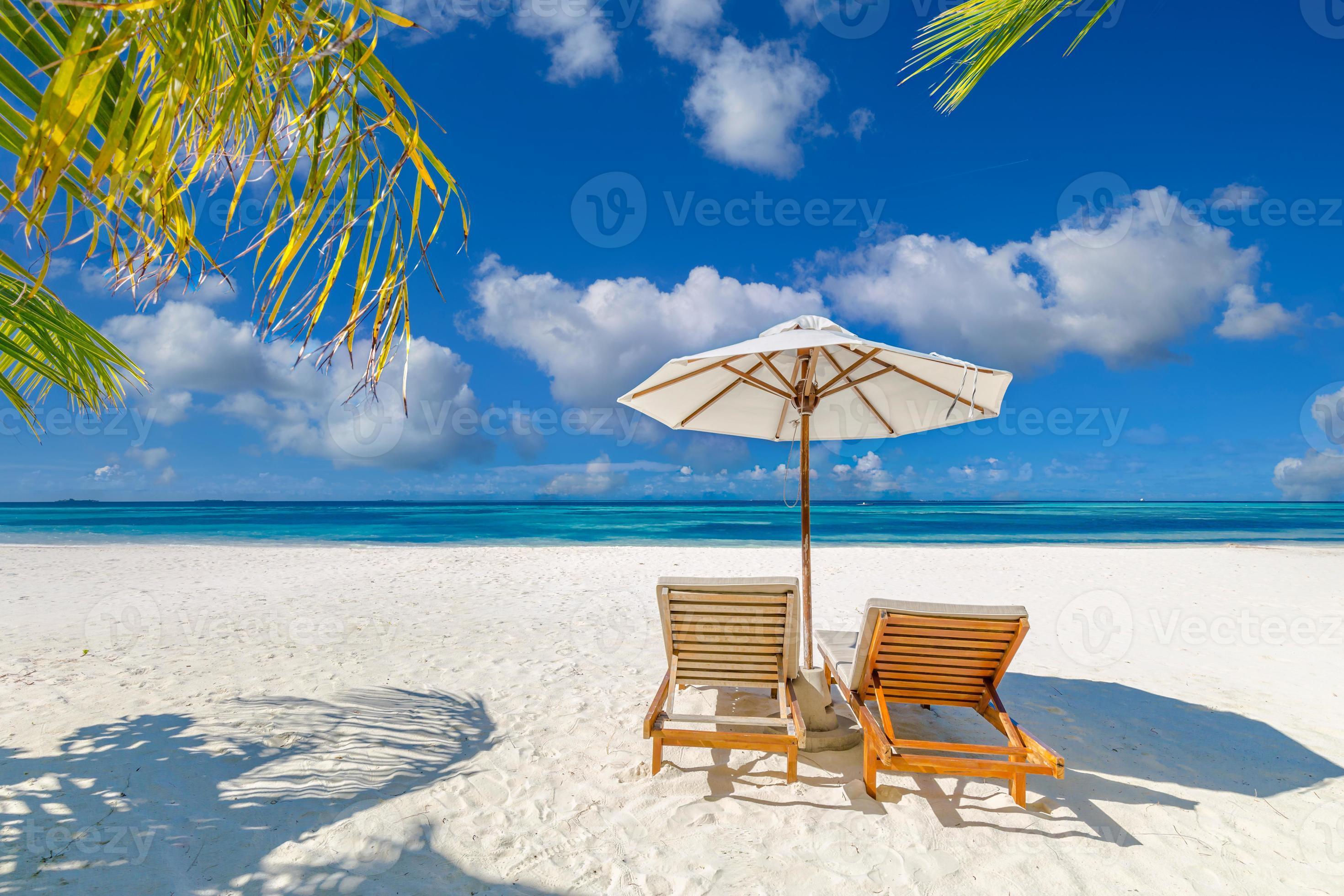 Summer Beach Scenery Wallpaper