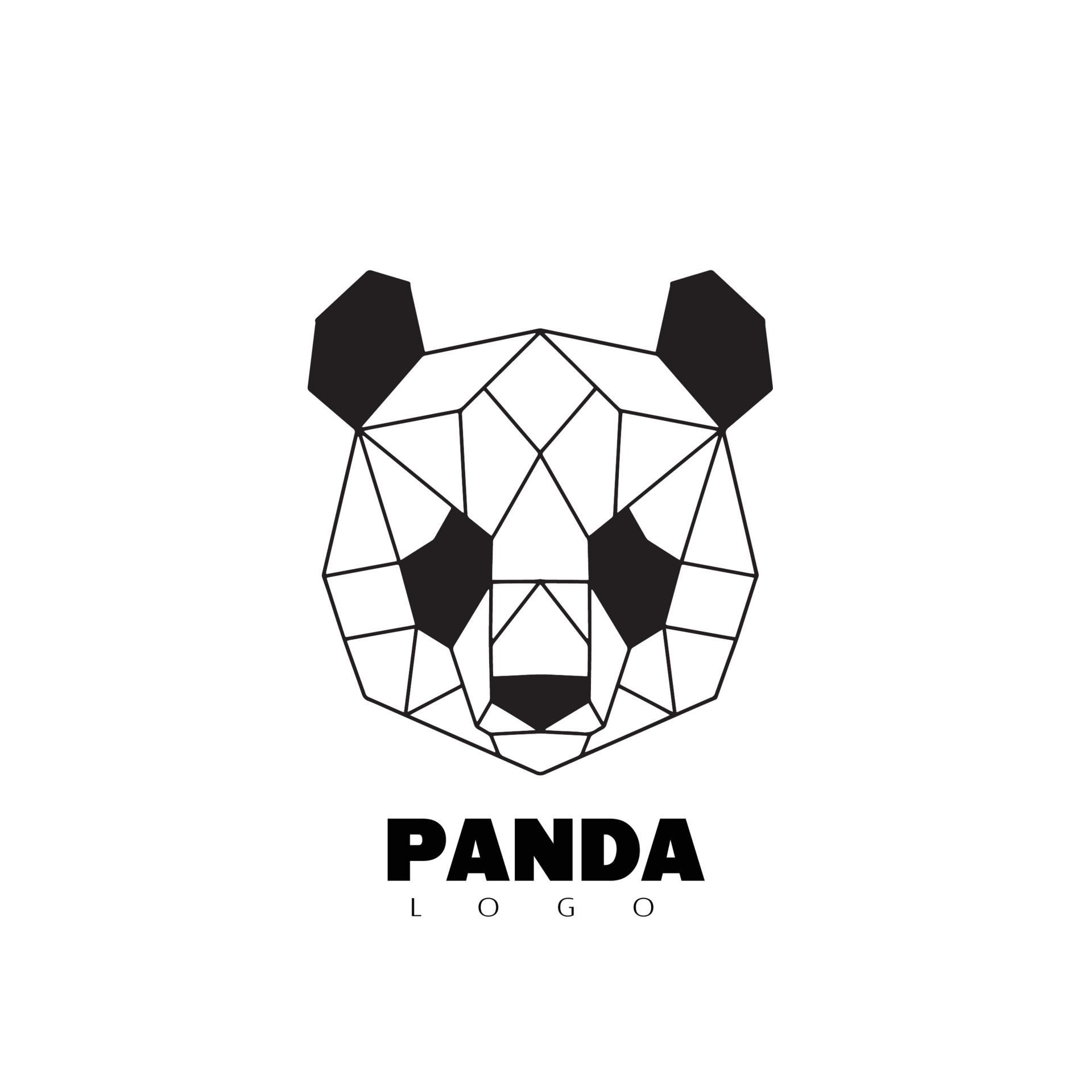 panda illustration logo 6681722 Vector Art at Vecteezy