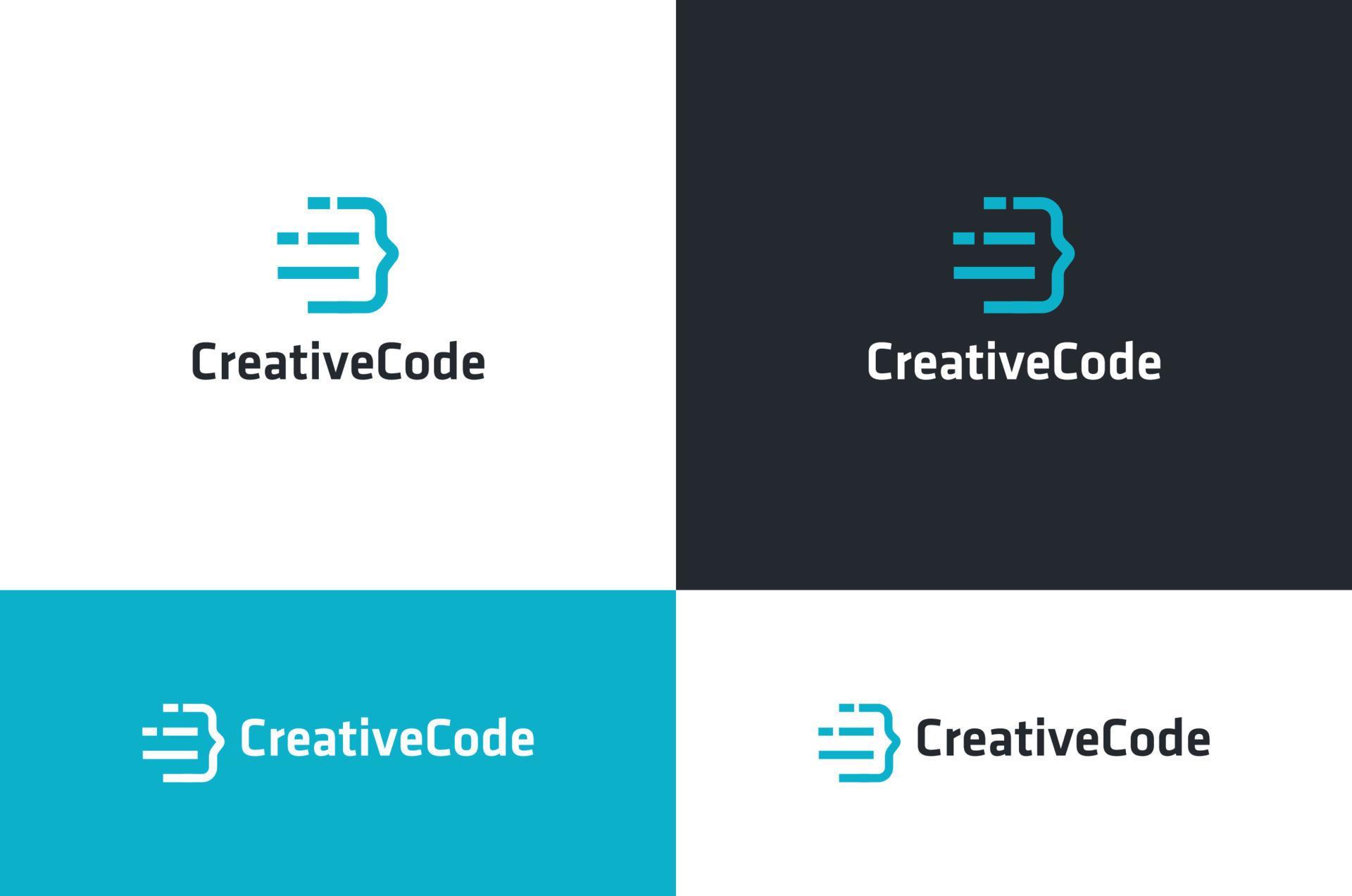 Coding Logo Design Or Icon Design For A Web Developers 6690007 Vector ...