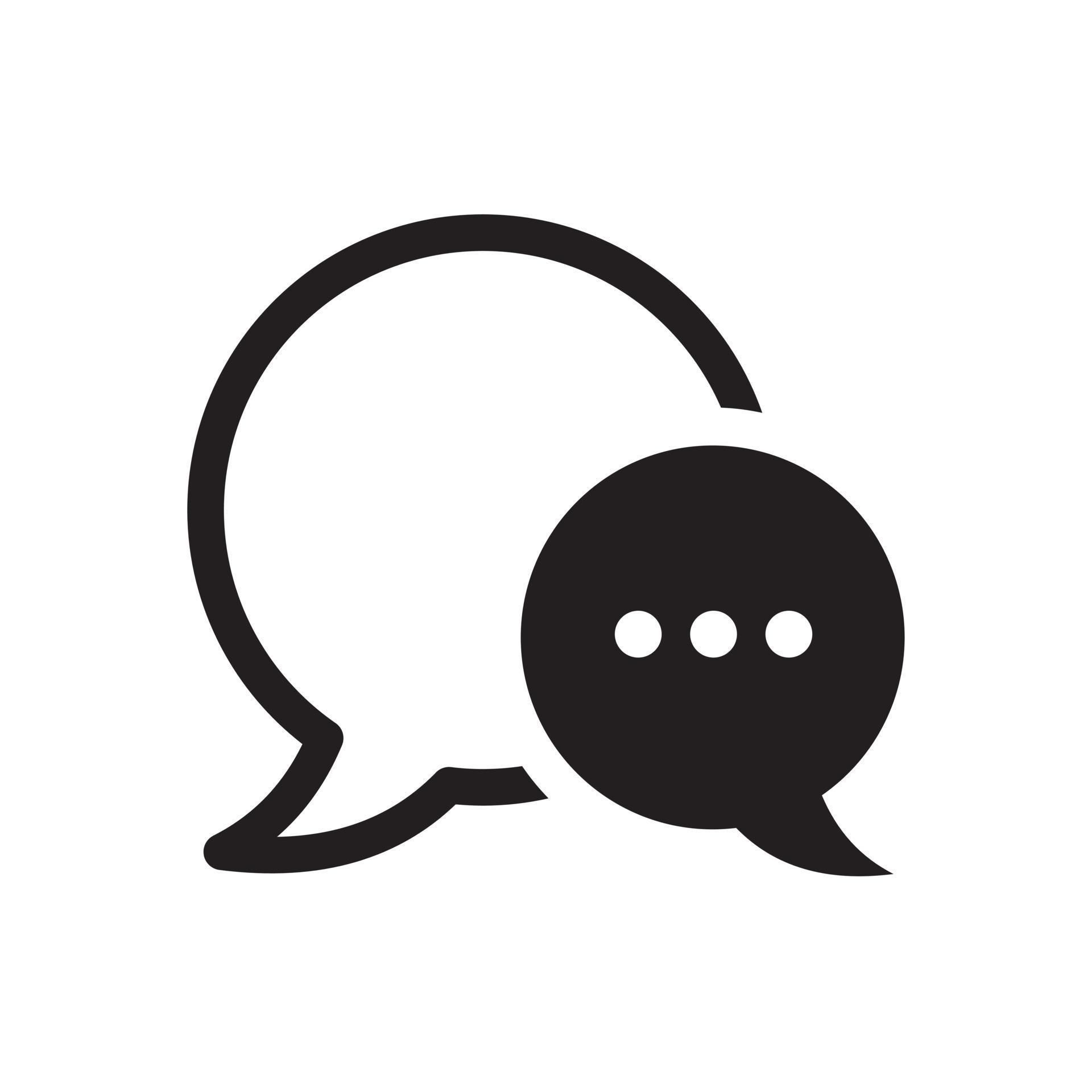 Chatting Message Icon Template Black Color Editable Chatting Message Icon Symbol Flat Vector