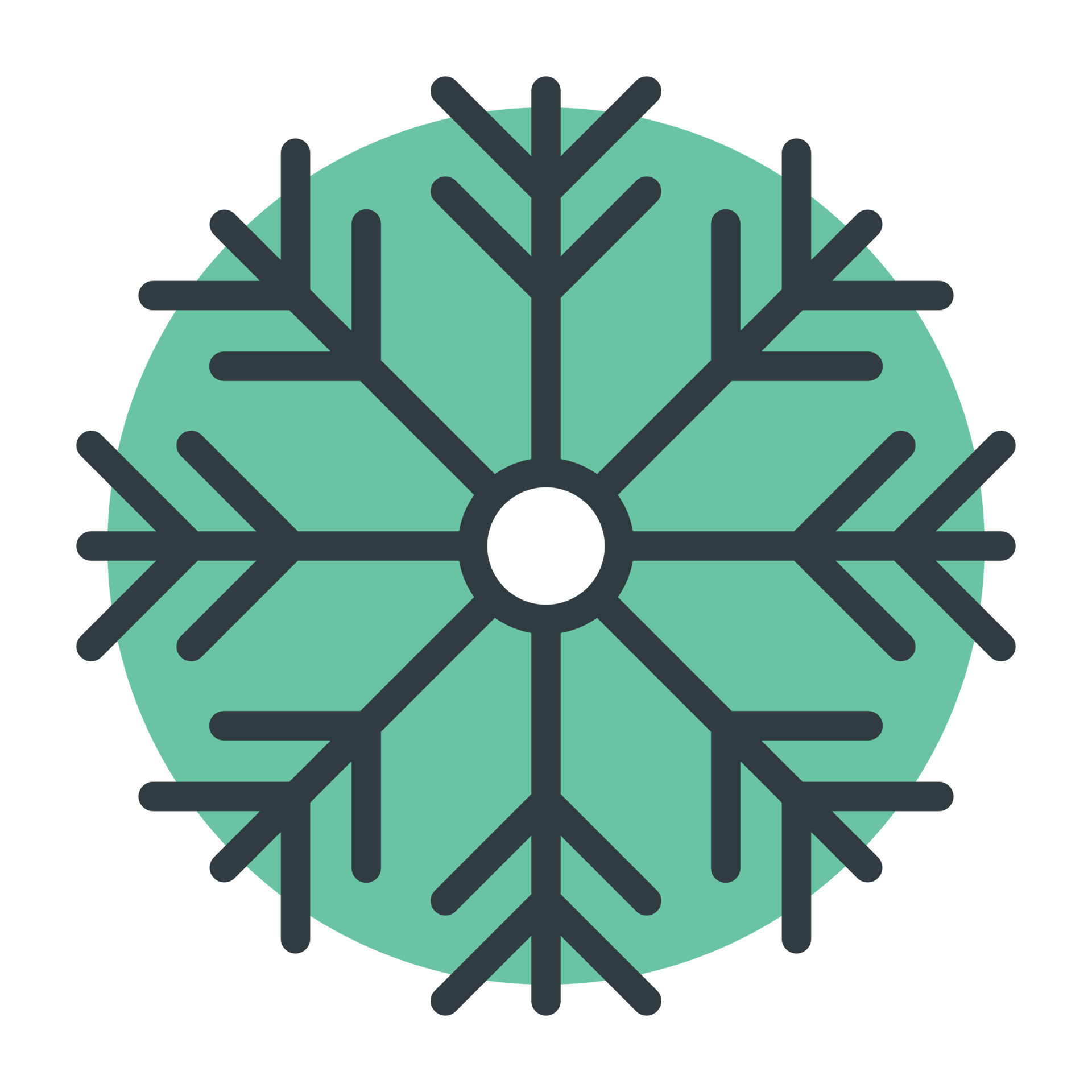 Trendy Snowflake Concepts 6700889 Vector Art at Vecteezy