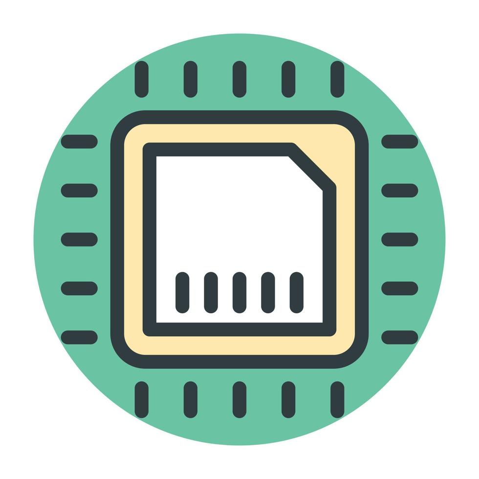 Processor Chip Concepts 6701694 Vector Art at Vecteezy