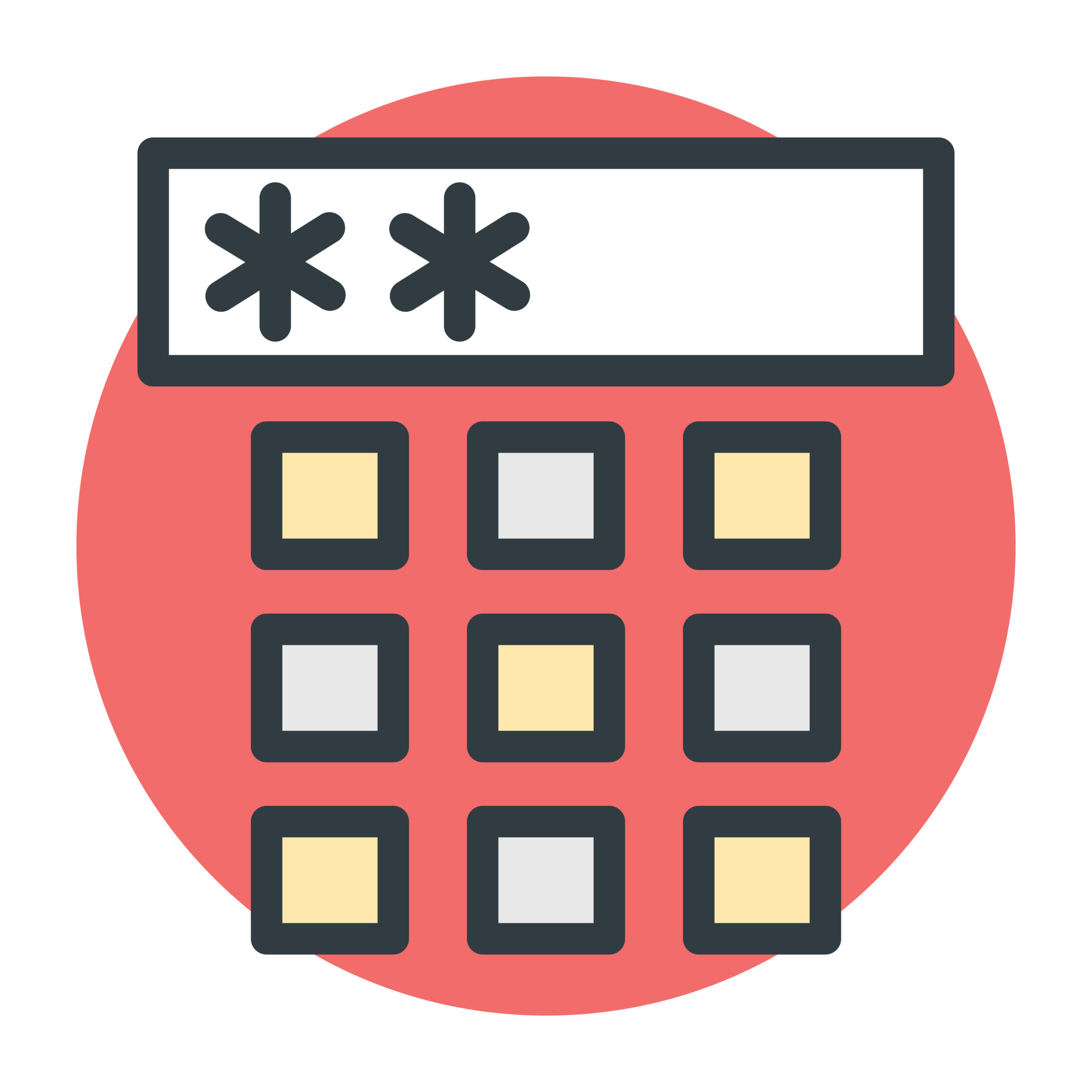 Numeric Pad Code 6701759 Vector Art at Vecteezy