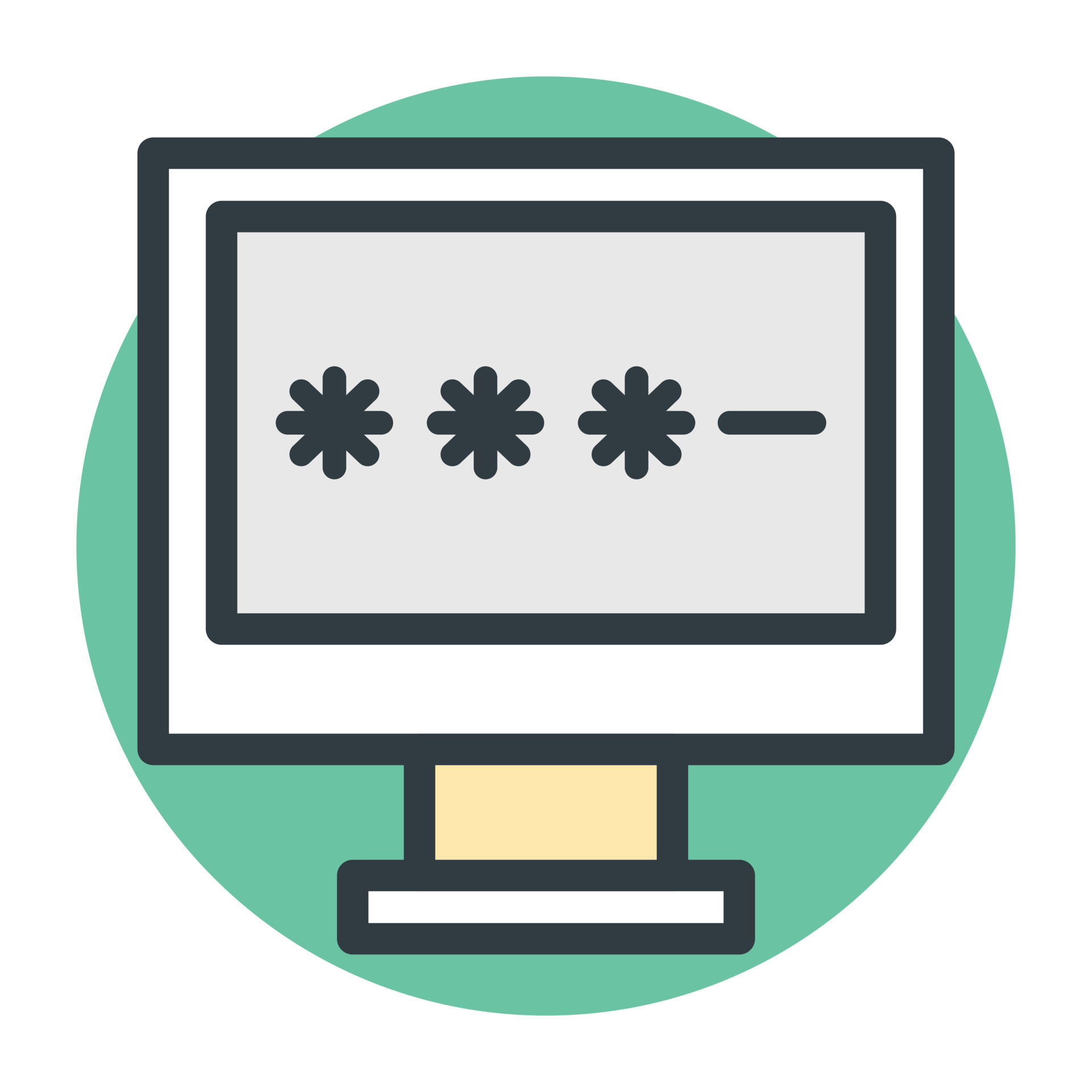 Computer Password Concepts 6701915 Vector Art At Vecteezy