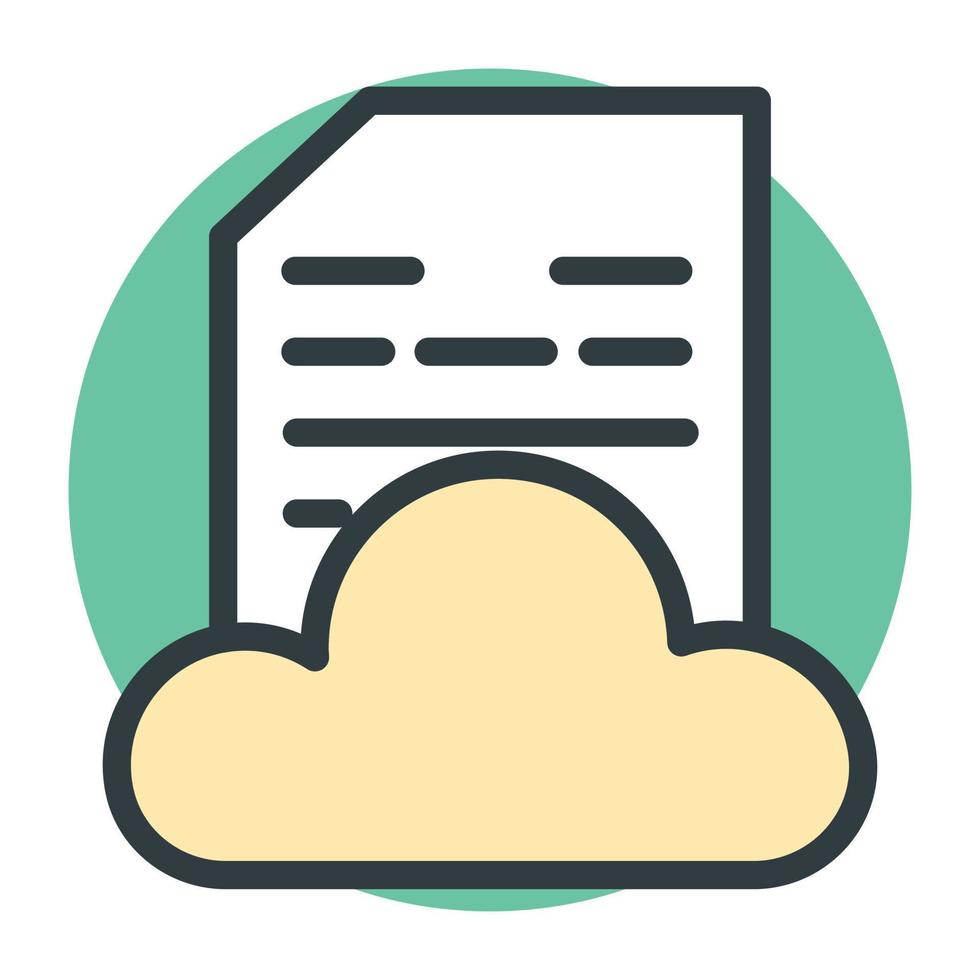 Cloud Document Concepts 6701987 Vector Art at Vecteezy