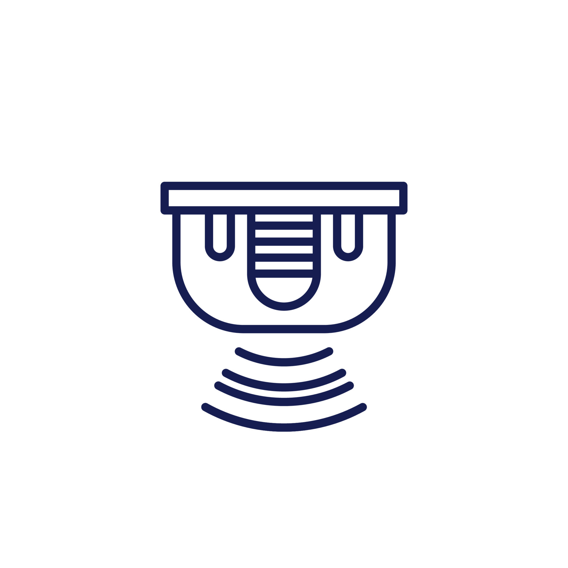 Sensor icon on white, line design 6727679 Vector Art at Vecteezy