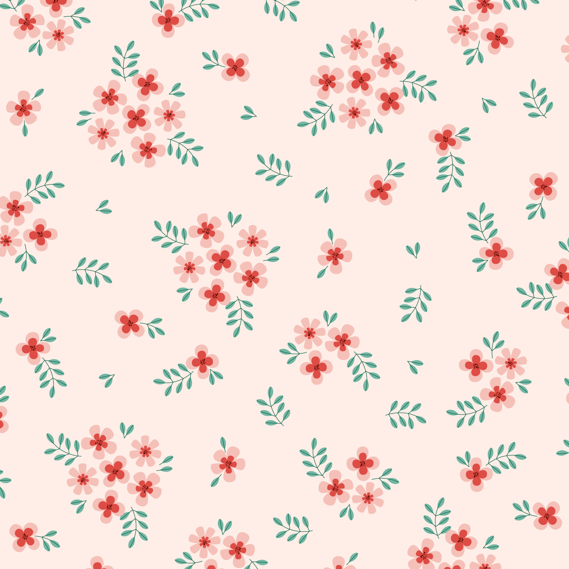 Abstract flower pattern background. Vector illustration. 6736757 Vector ...