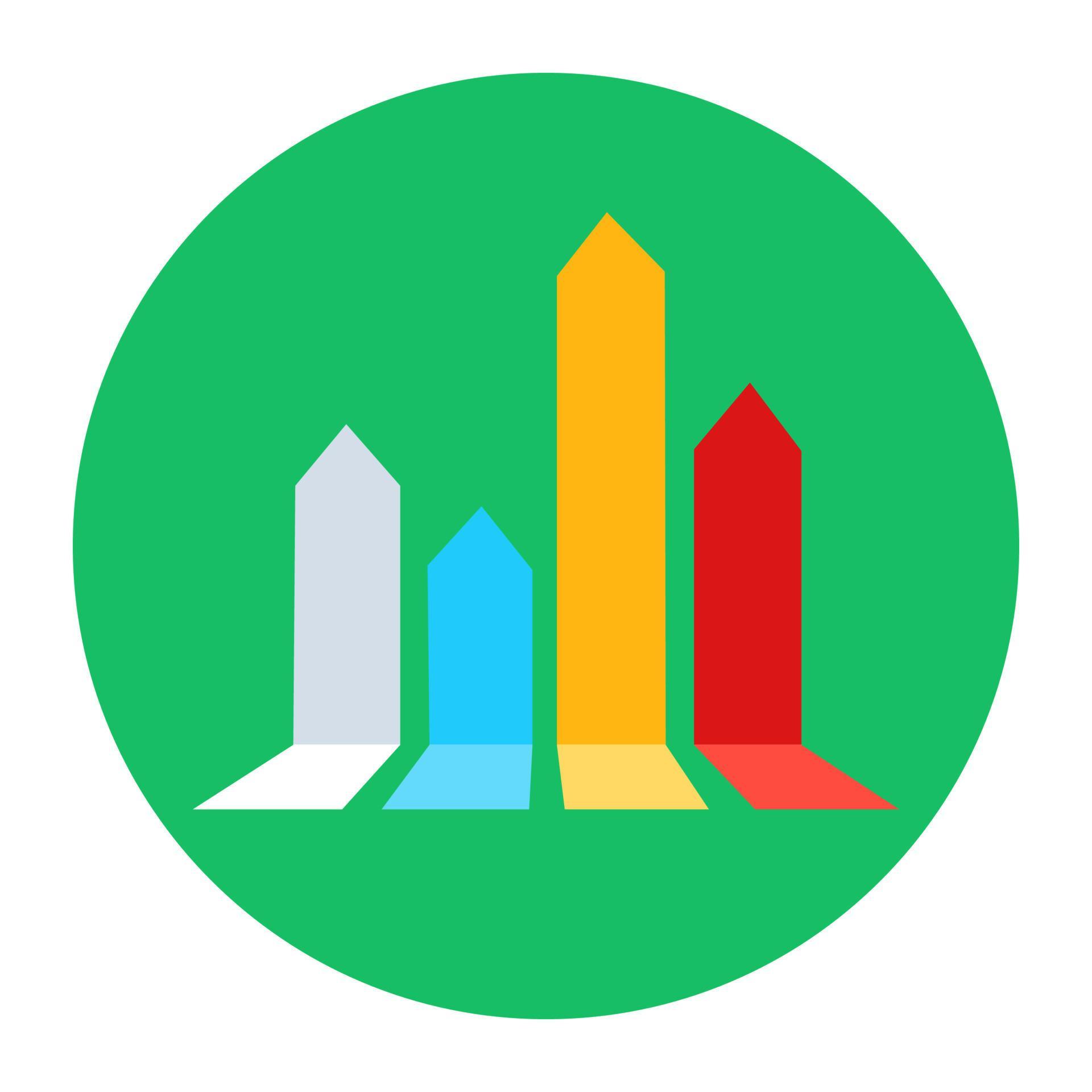 Data Analytics Flat Rounded Icon Of Statistical Graph 6742433 Vector Art At Vecteezy