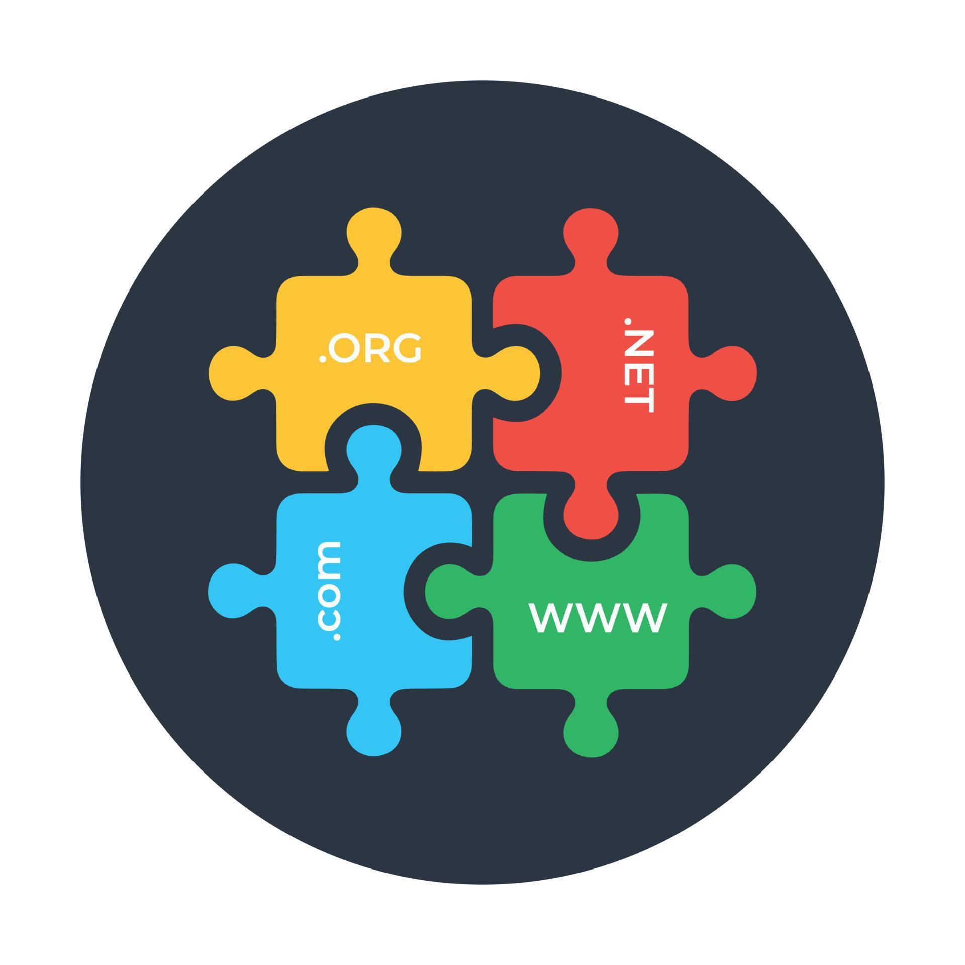 Concept of problem solving icon in flat style, jigsaw puzzle piece ...