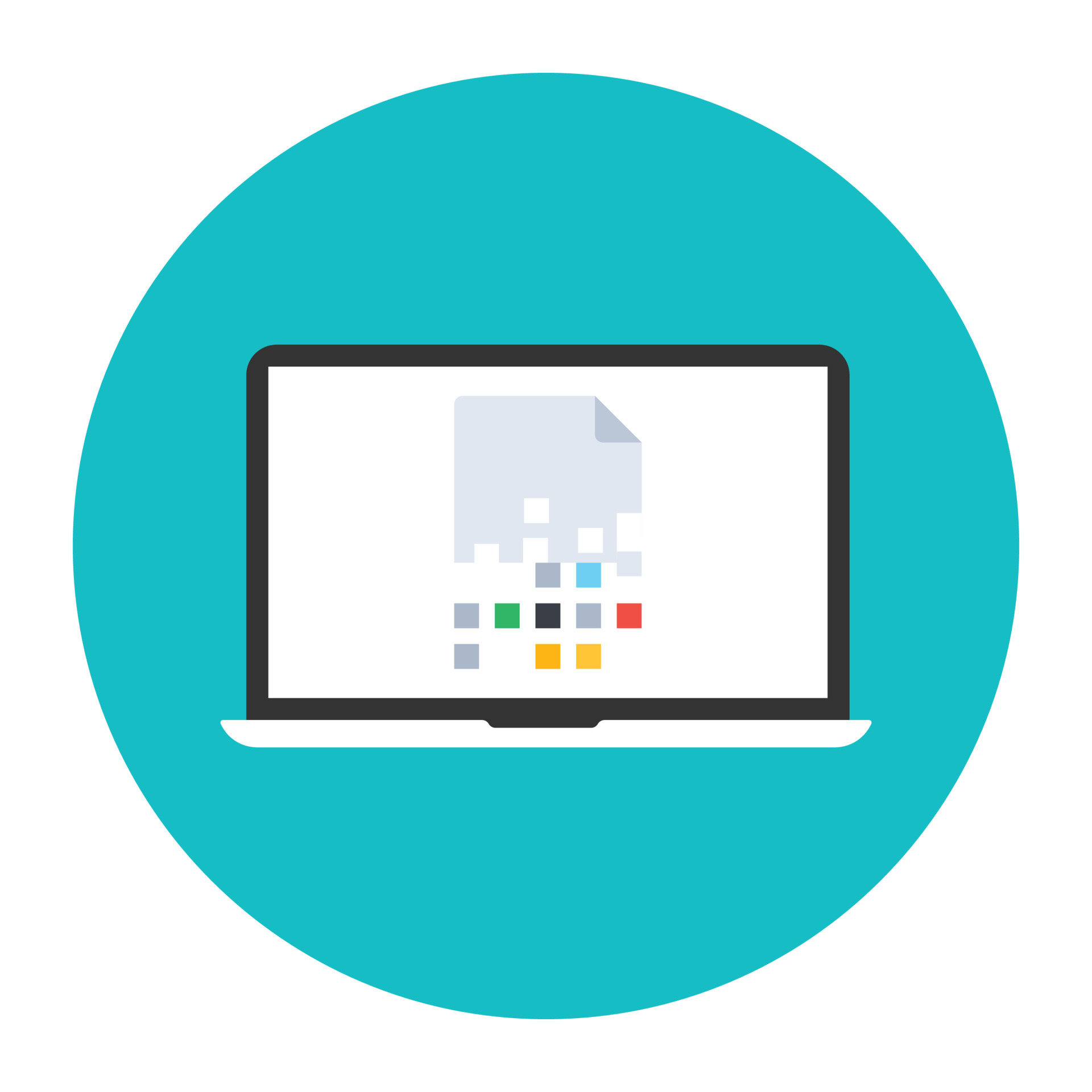 Application interface vector, modern flat rounded icon 6748187 Vector ...