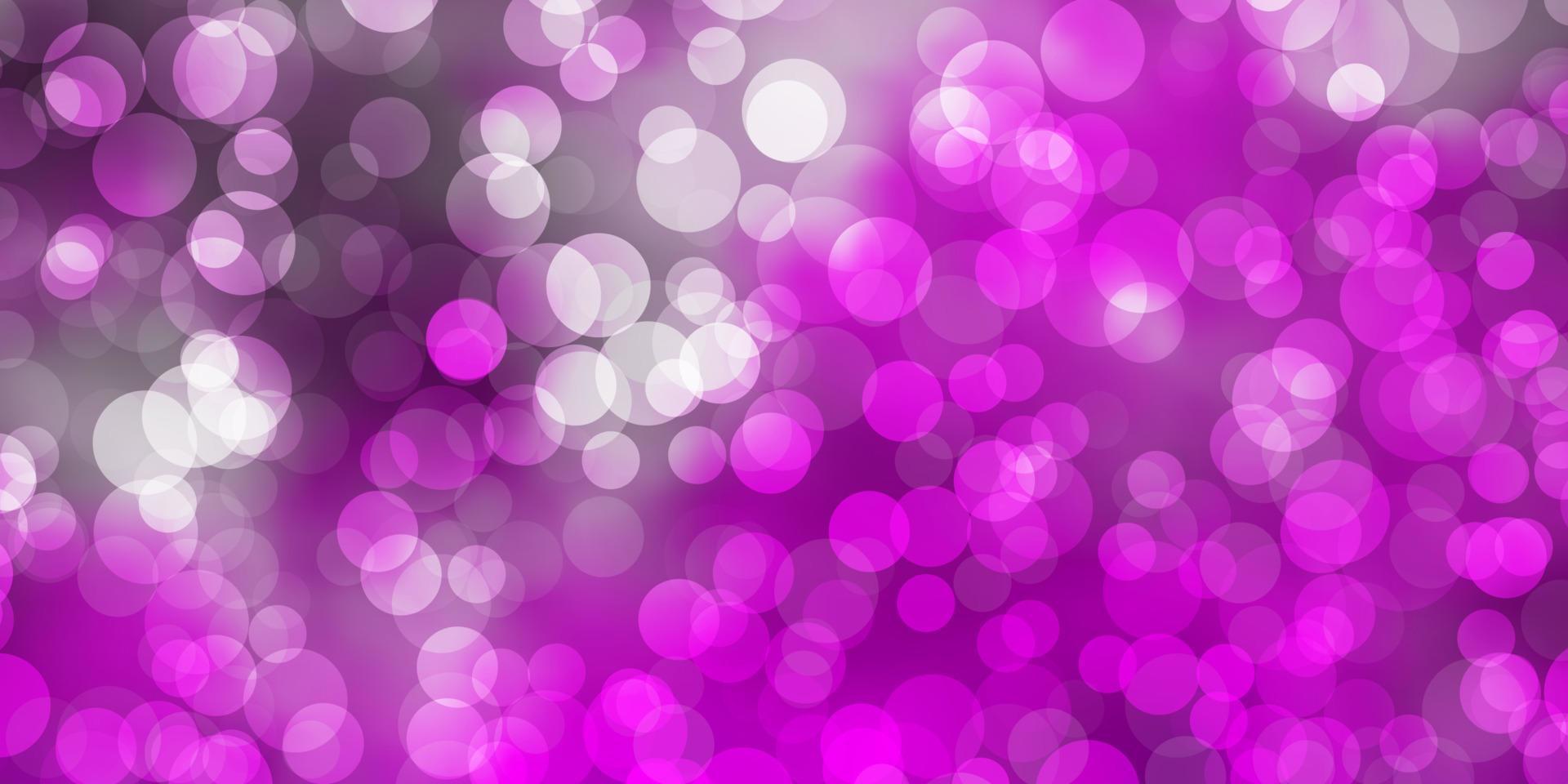 Light Purple vector layout with circle shapes. 6765087 Vector Art at ...