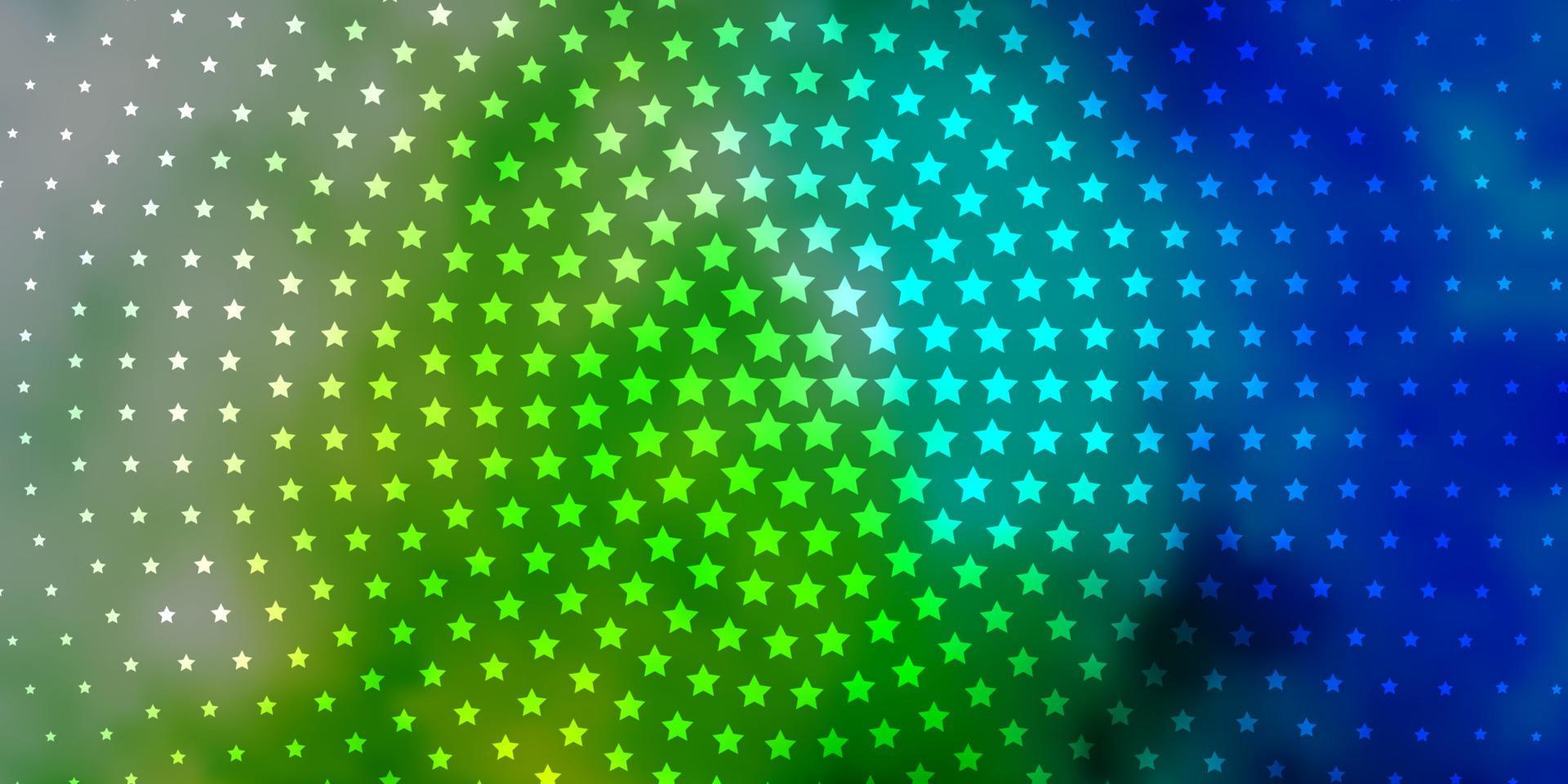 Light Blue Green Vector Pattern With Abstract Stars 6769764 Vector