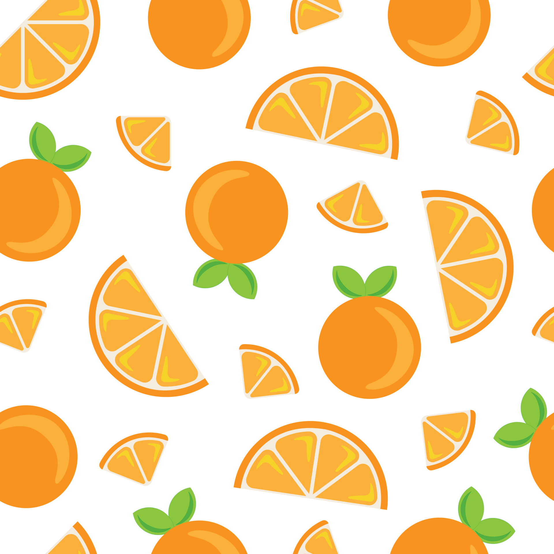 Seamless pattern with hand drawn oranges. 6779595 Vector Art at Vecteezy