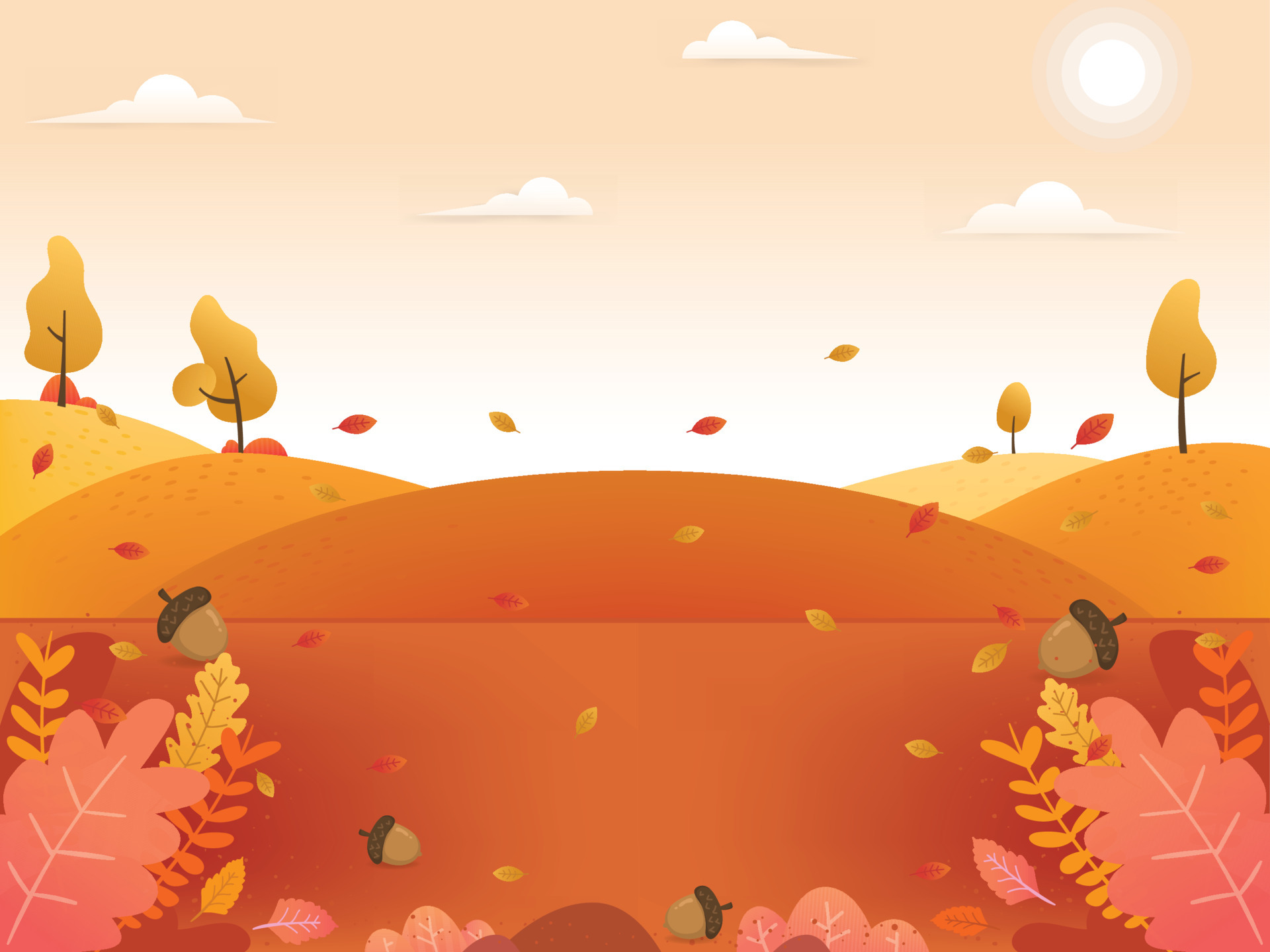Autumn background illustration 6789039 Vector Art at Vecteezy