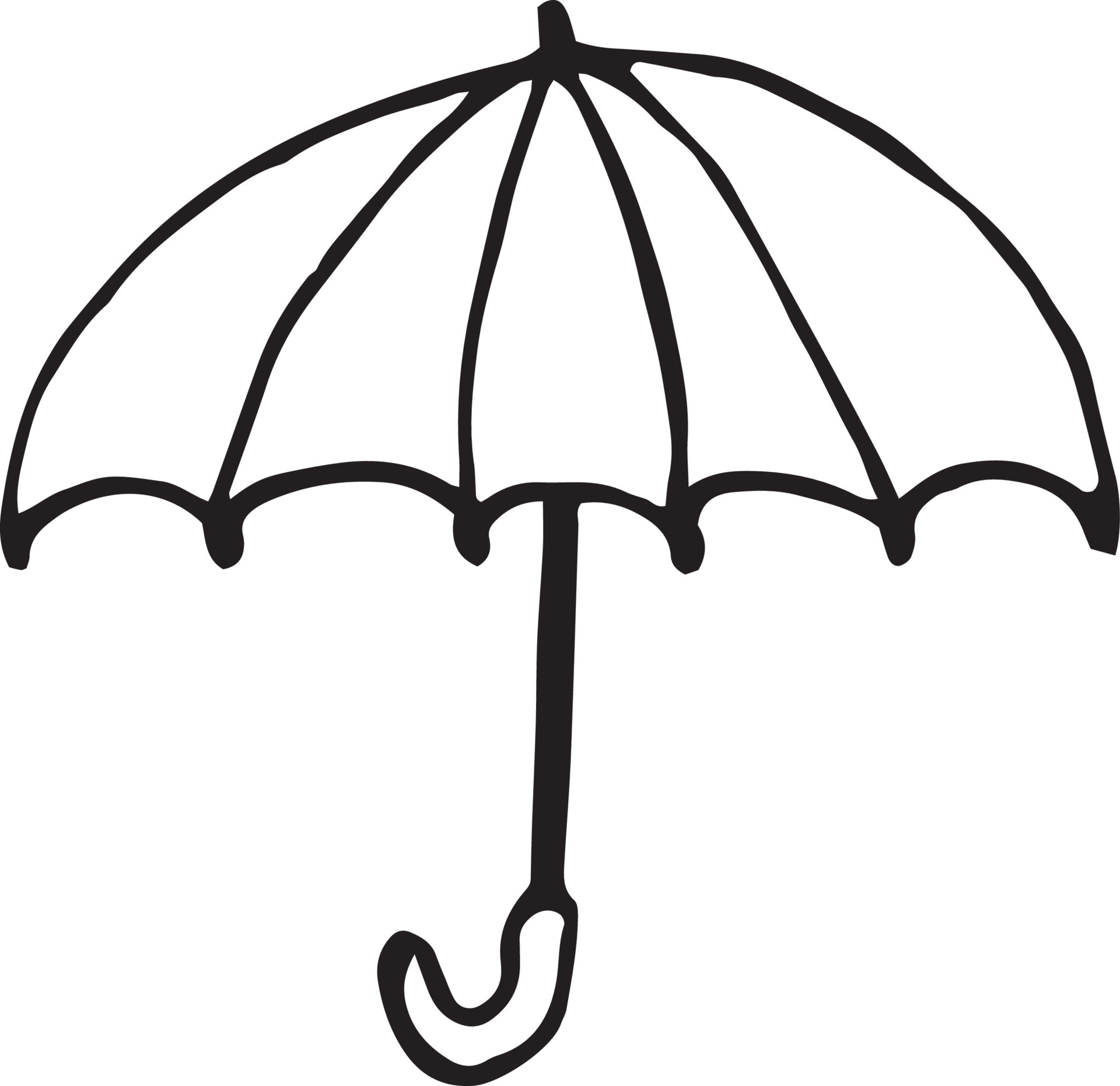 Share More Than 80 Sketch Of An Umbrella Super Hot In Eteachers