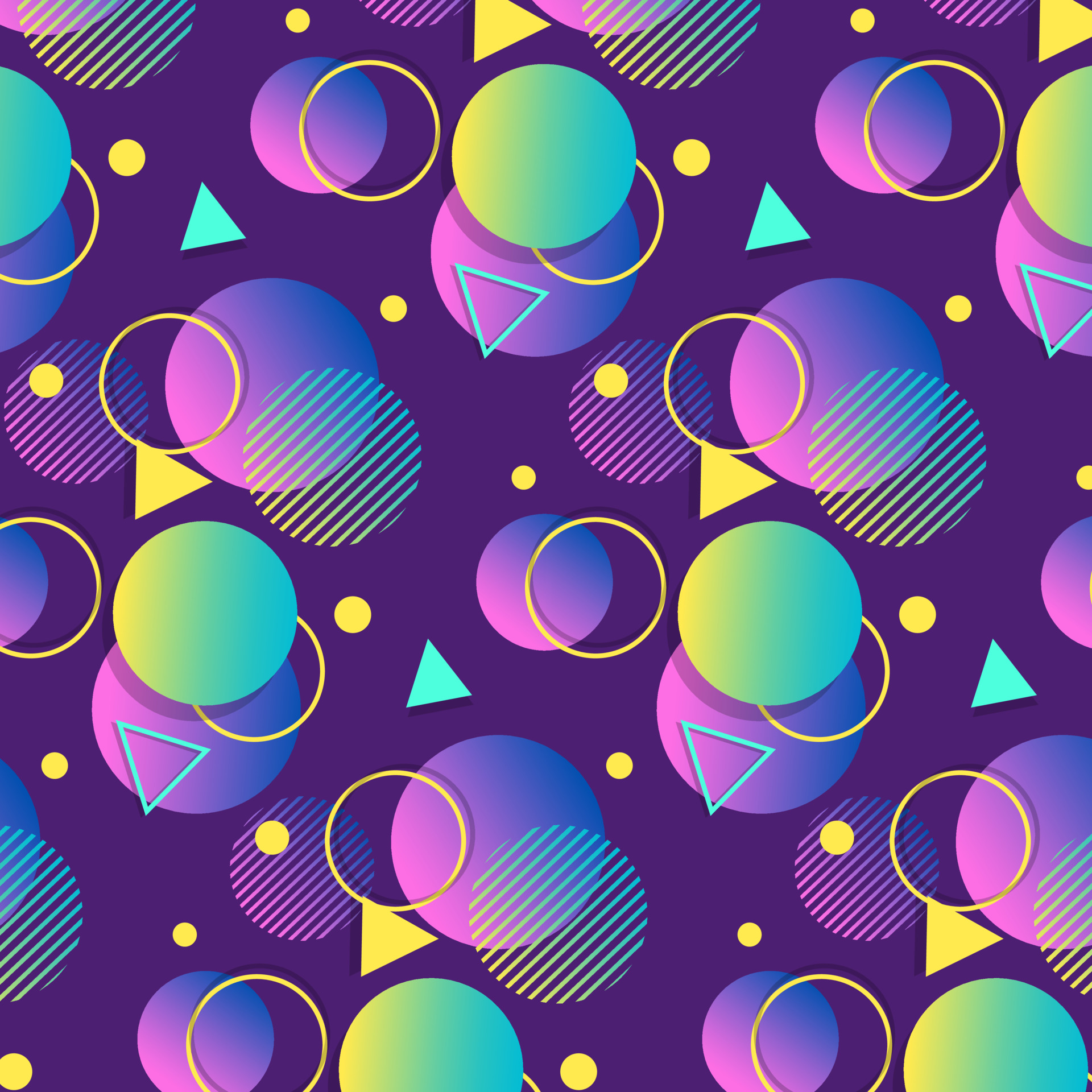 Gradient Geometry Background Seamless Pattern 6792911 Vector Art at ...