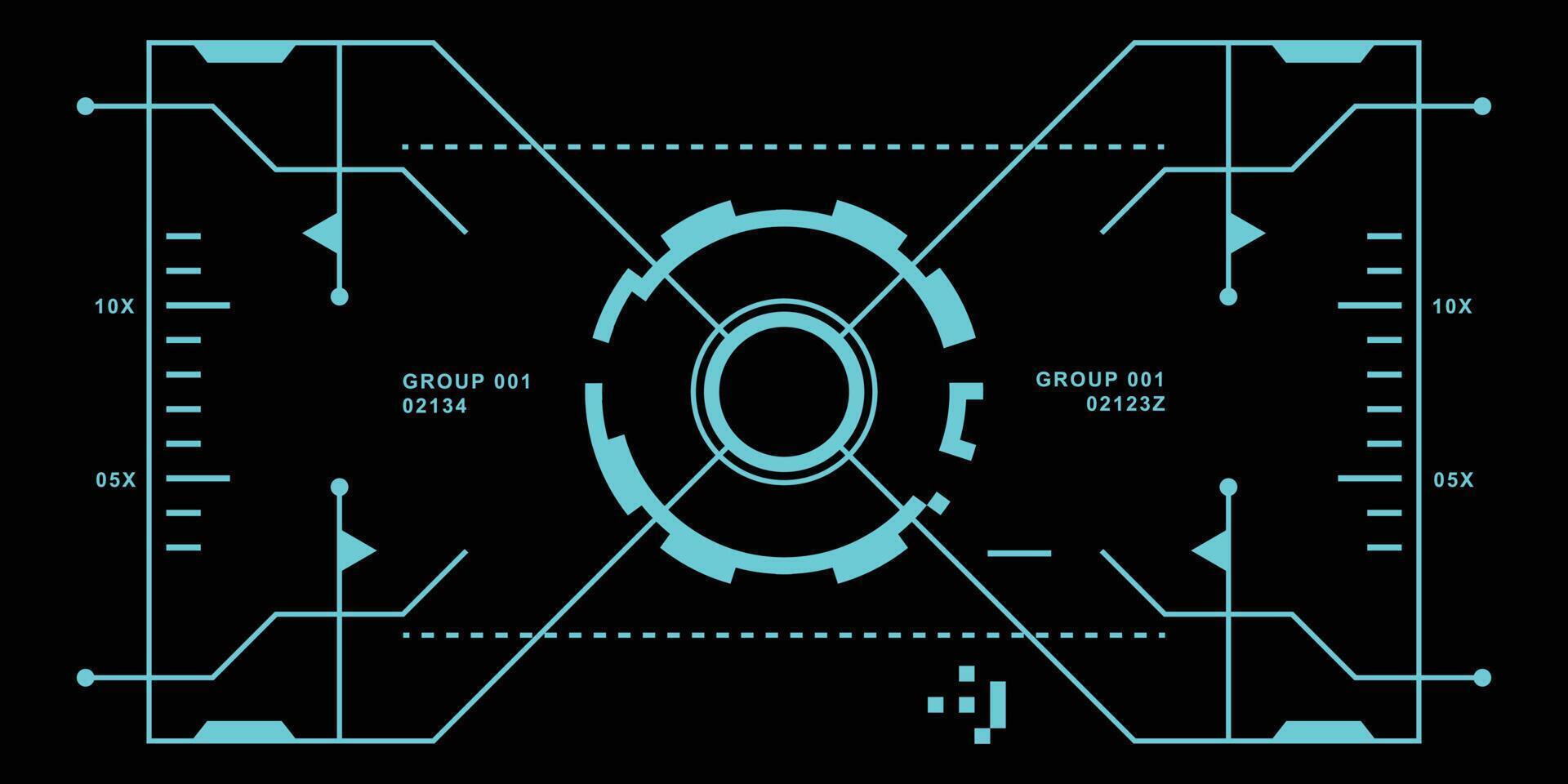 HUD futuristic display with detail. sci-fi monitor screen. Vector ... HUD futuristic display with detail. sci-fi monitor screen. Vector ...