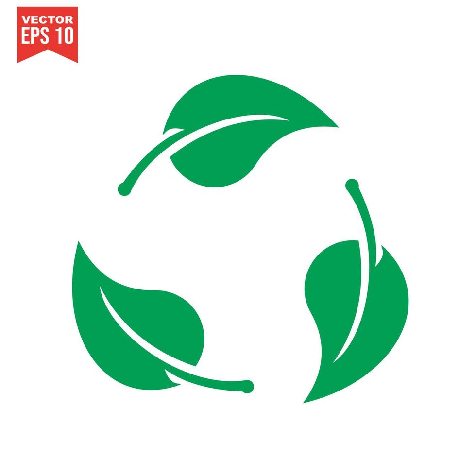 Recycle Icon Set Vector Eps10 6800675 Vector Art At Vecteezy