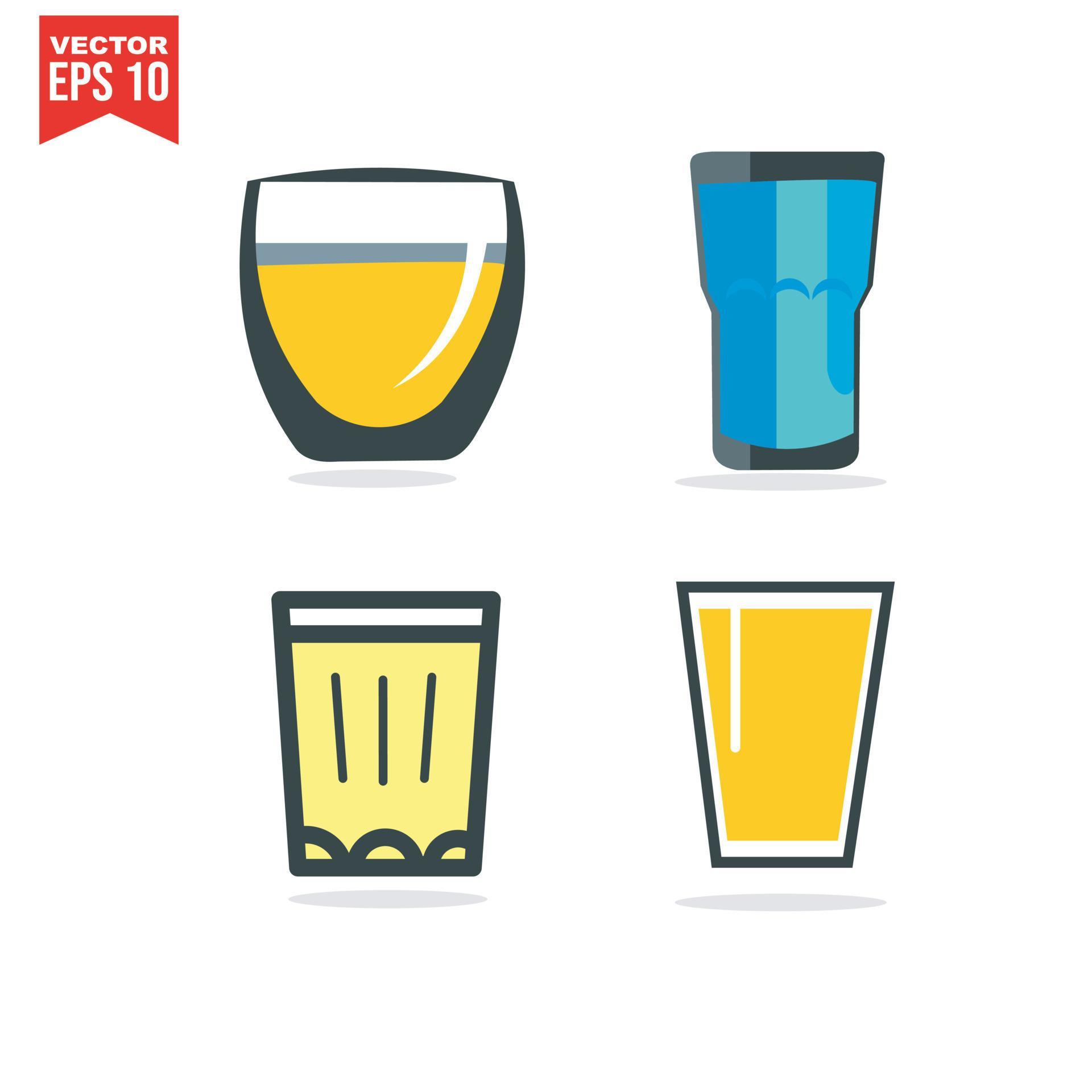 Alcohol And Cocktails Icon Set Collection Of Linear Simple Web Icons Such As Glasses Spirits