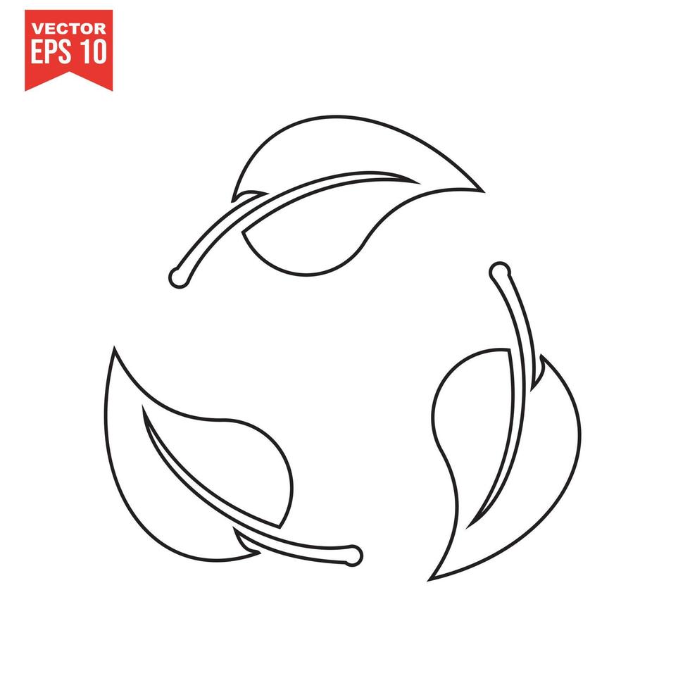 Recycle Icon Set Vector Eps10 6801202 Vector Art At Vecteezy