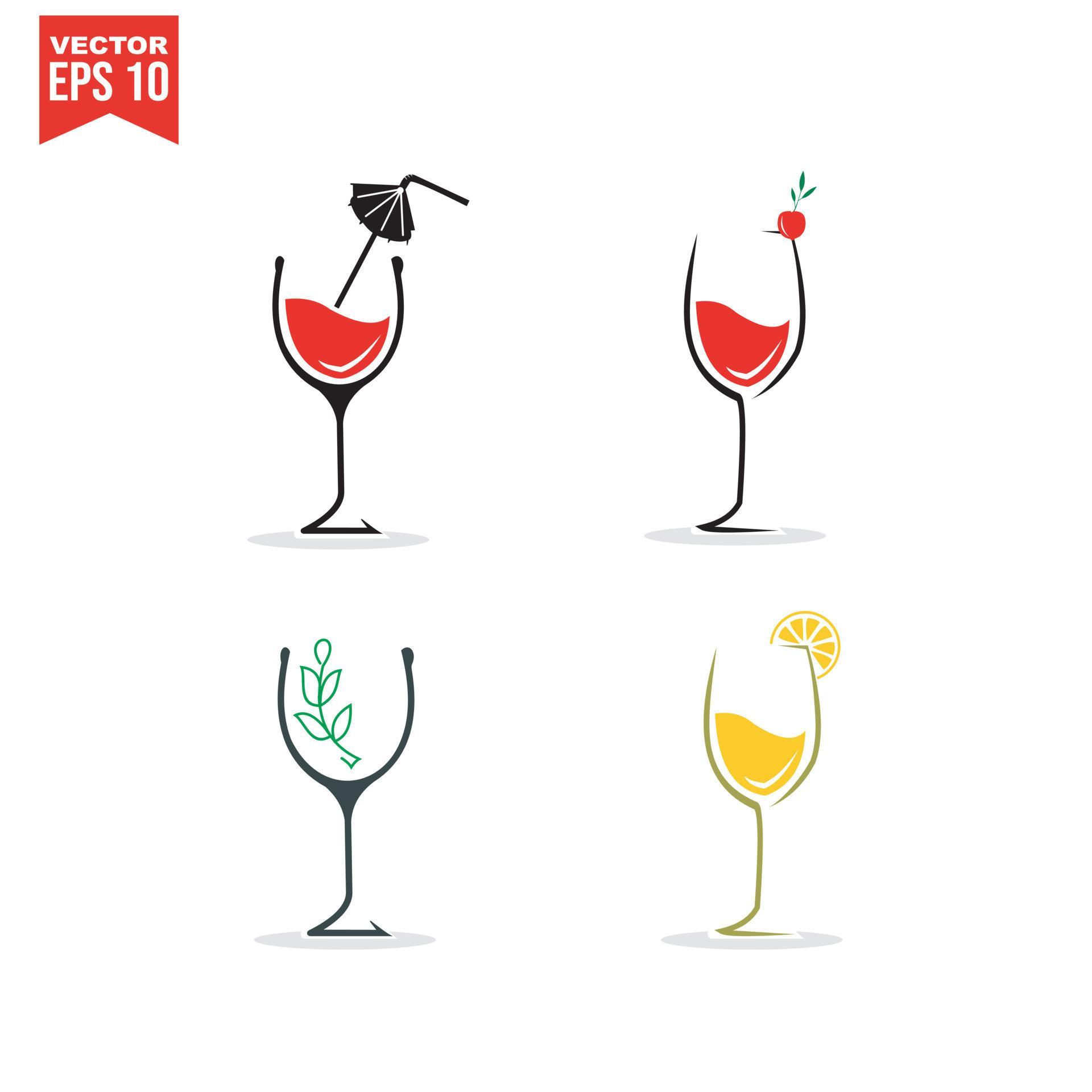 Alcohol And Cocktails Icon Set Collection Of Linear Simple Web Icons Such As Glasses Spirits