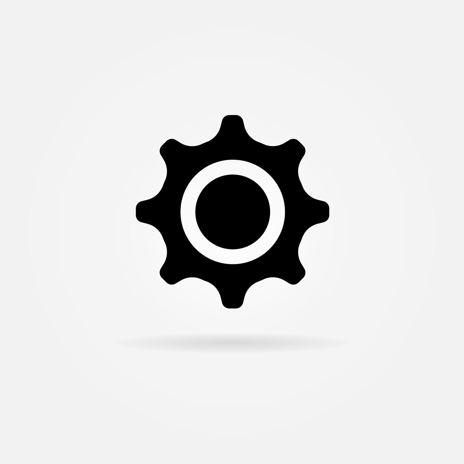 Settings, Configuration Icon Solid Style. Vector Icon Design Element ... Settings, Configuration Icon Solid Style. Vector Icon Design Element ...