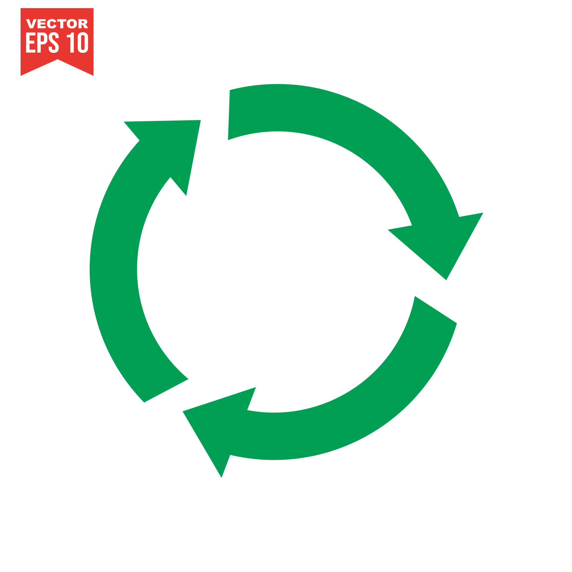 Recycle Icon Set Vector Eps10 6801651 Vector Art At Vecteezy