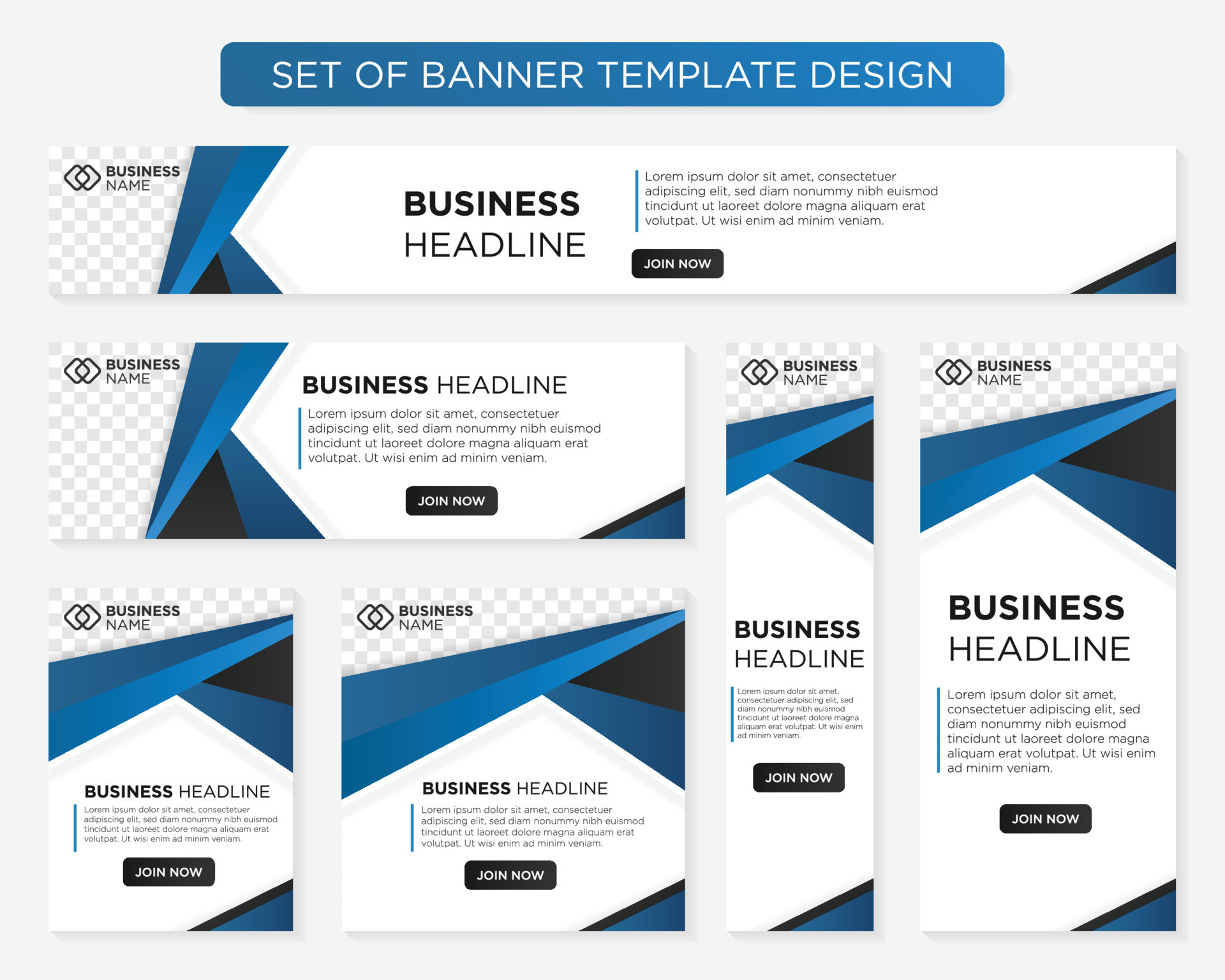 set of promotion kit banner template design with modern and minimalist ...