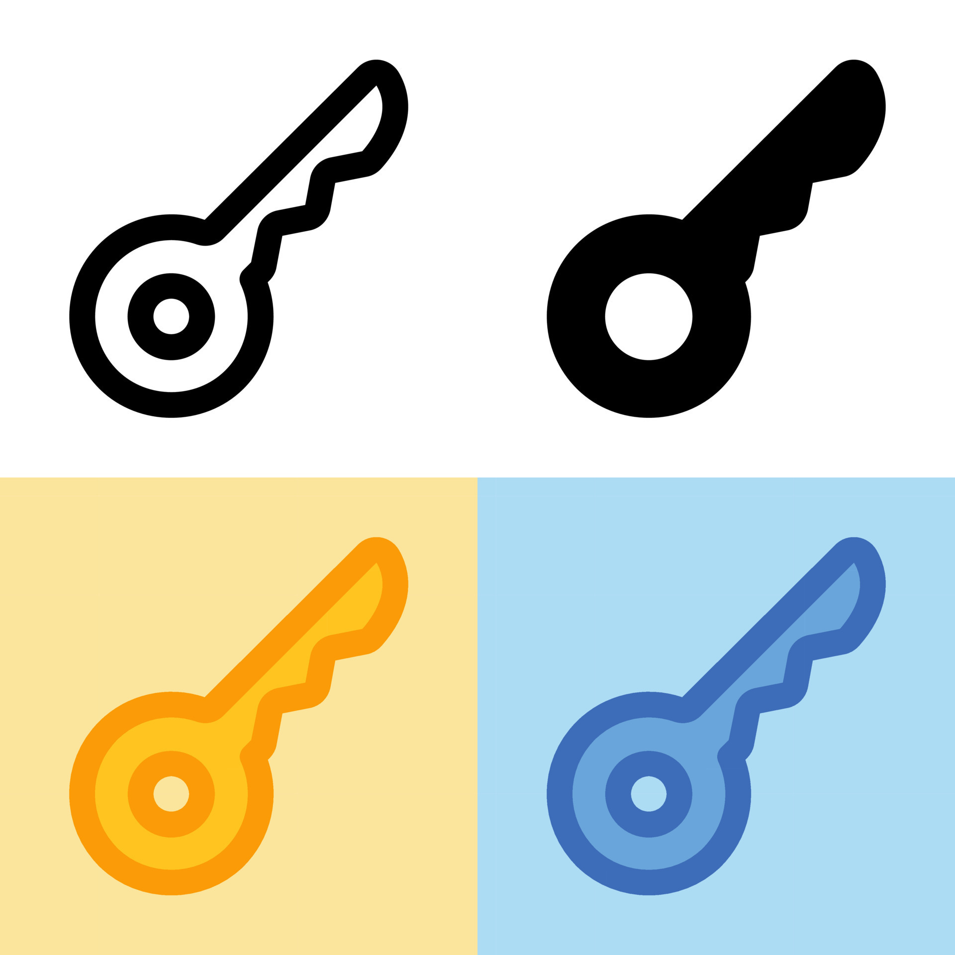 Illustration vector graphic of Key Icon. Perfect for user interface ...