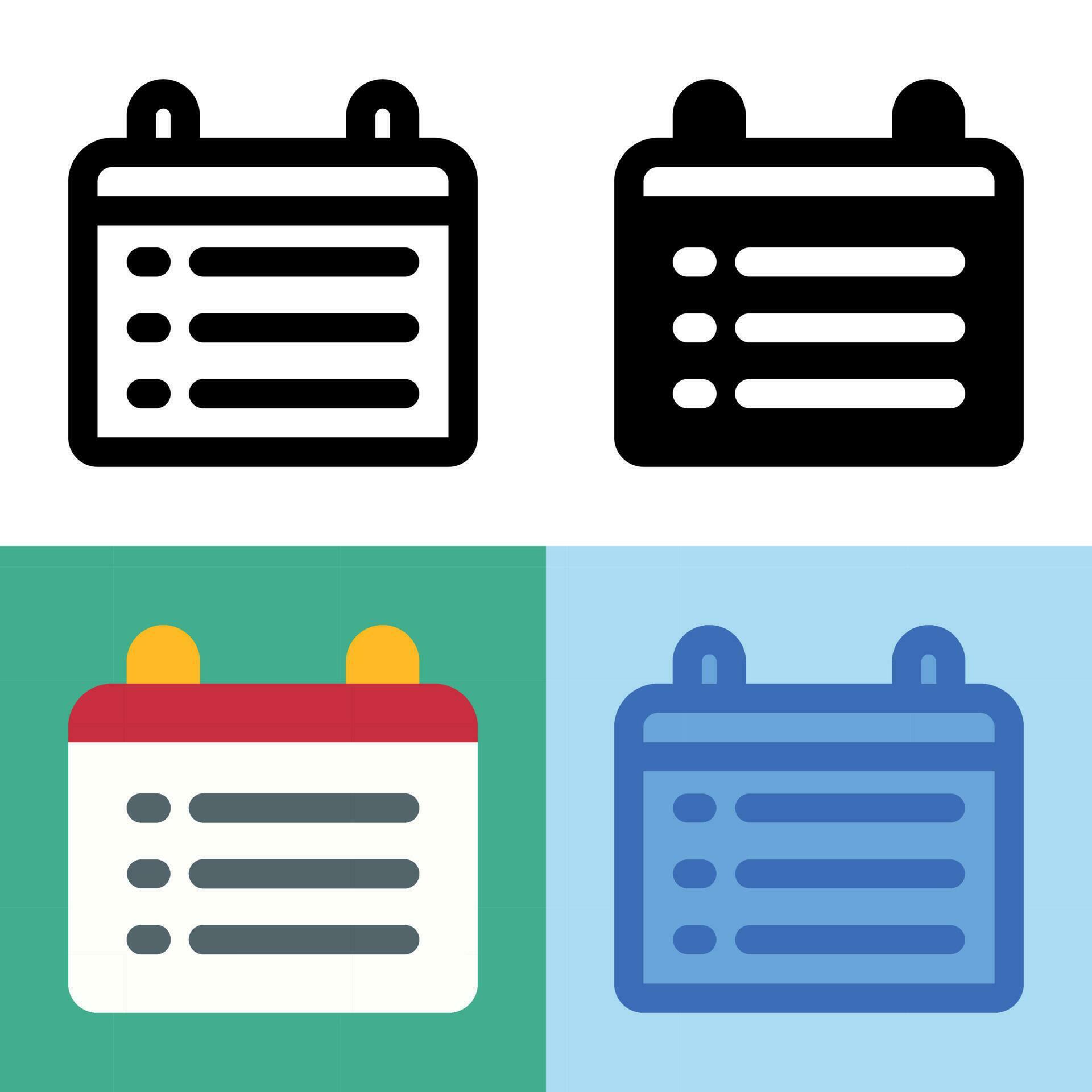 Illustration vector graphic of Schedule Icon. Perfect for user ...